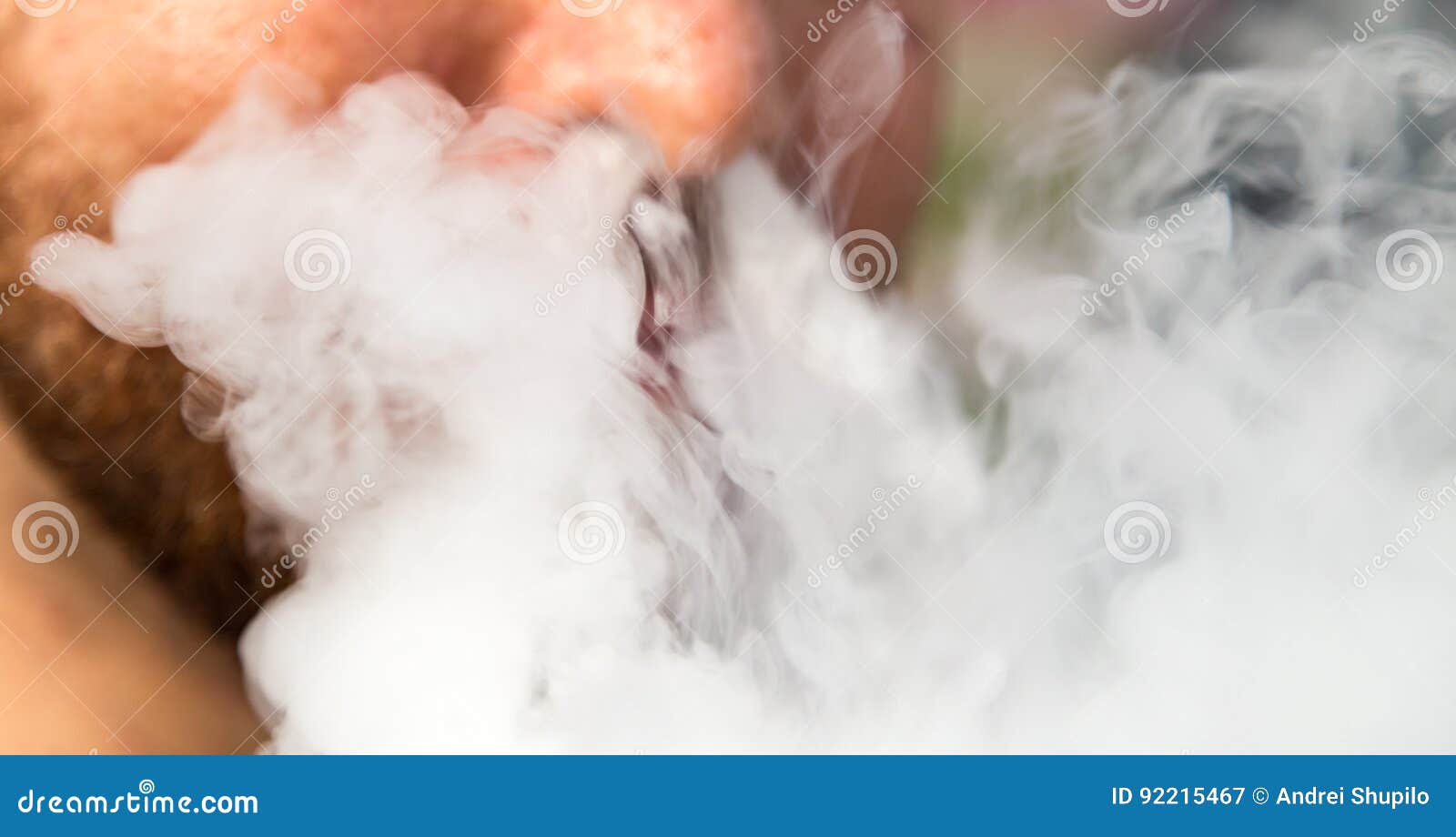 Smoke from the Nose of a Man from a Cigar Stock Image - Image of health ...