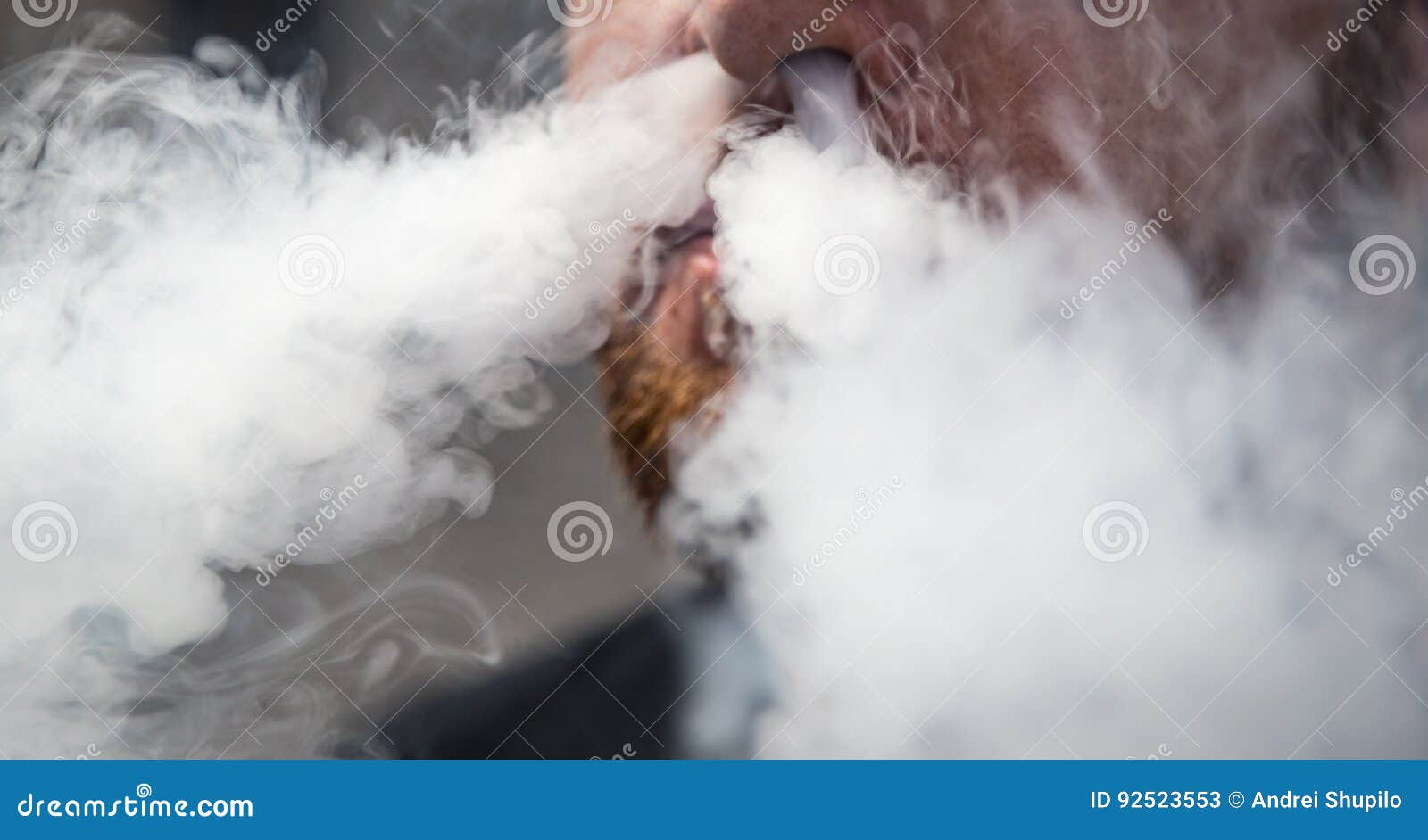 Smoke from the Nose of a Man from a Cigar Stock Image - Image of toxic ...