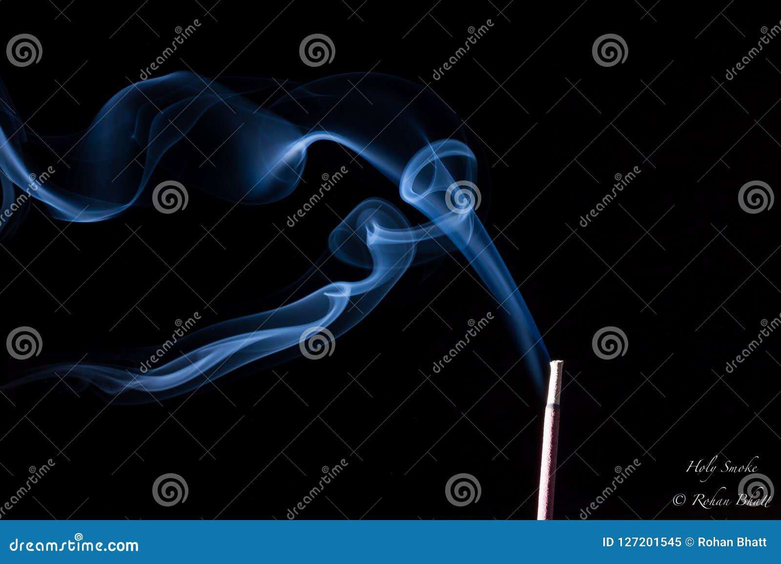 Smoke Patterns Made by an Incense Stock Image - Image of wallpaper ...