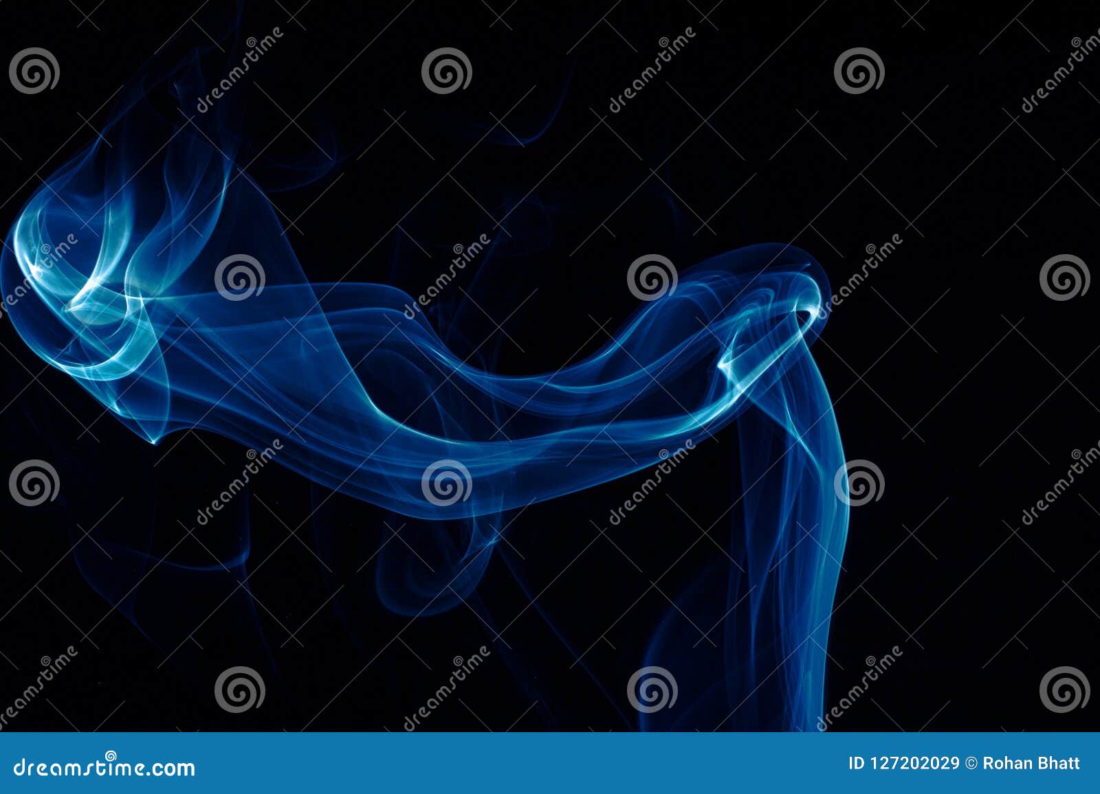 Smoke Patterns Made by an Incense Stock Image - Image of smoky, beauty ...