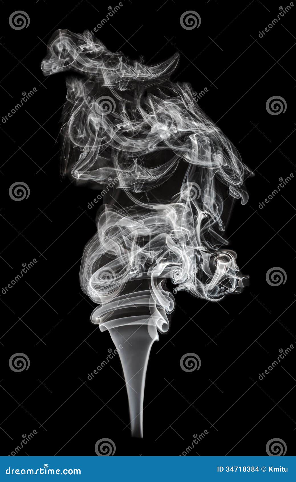 Smoke pillar stock photo. Image of motion, object, blur - 34718384
