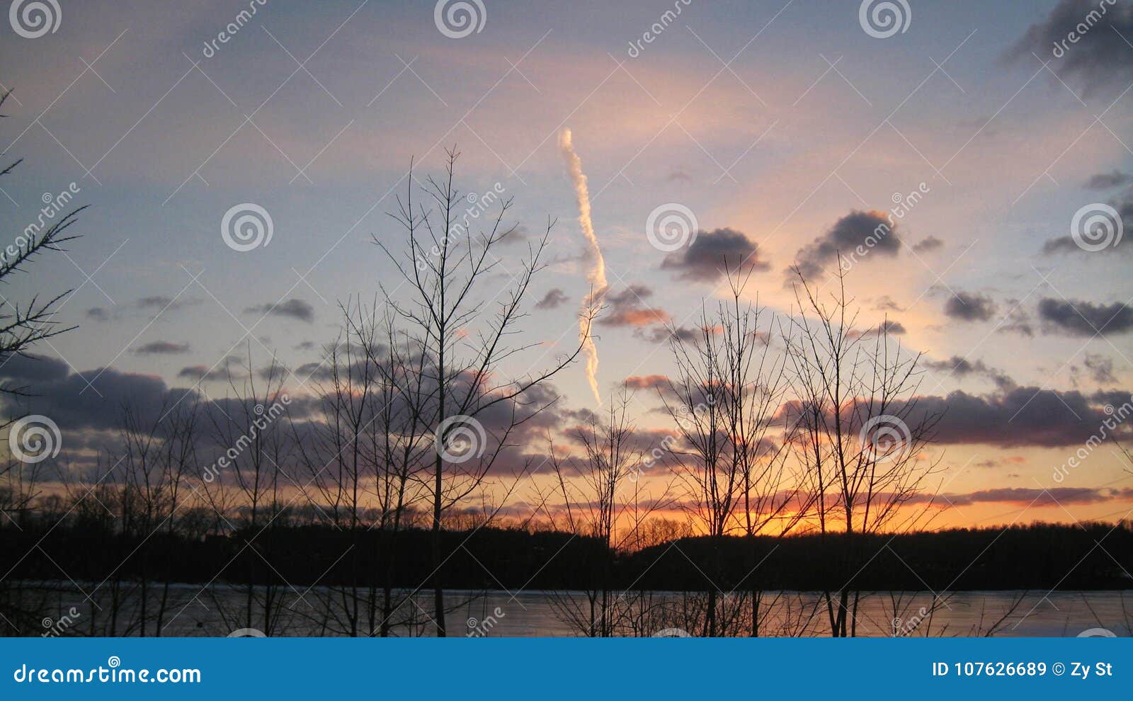 Smoke pillar stock image. Image of water, nature, smoke - 107626689
