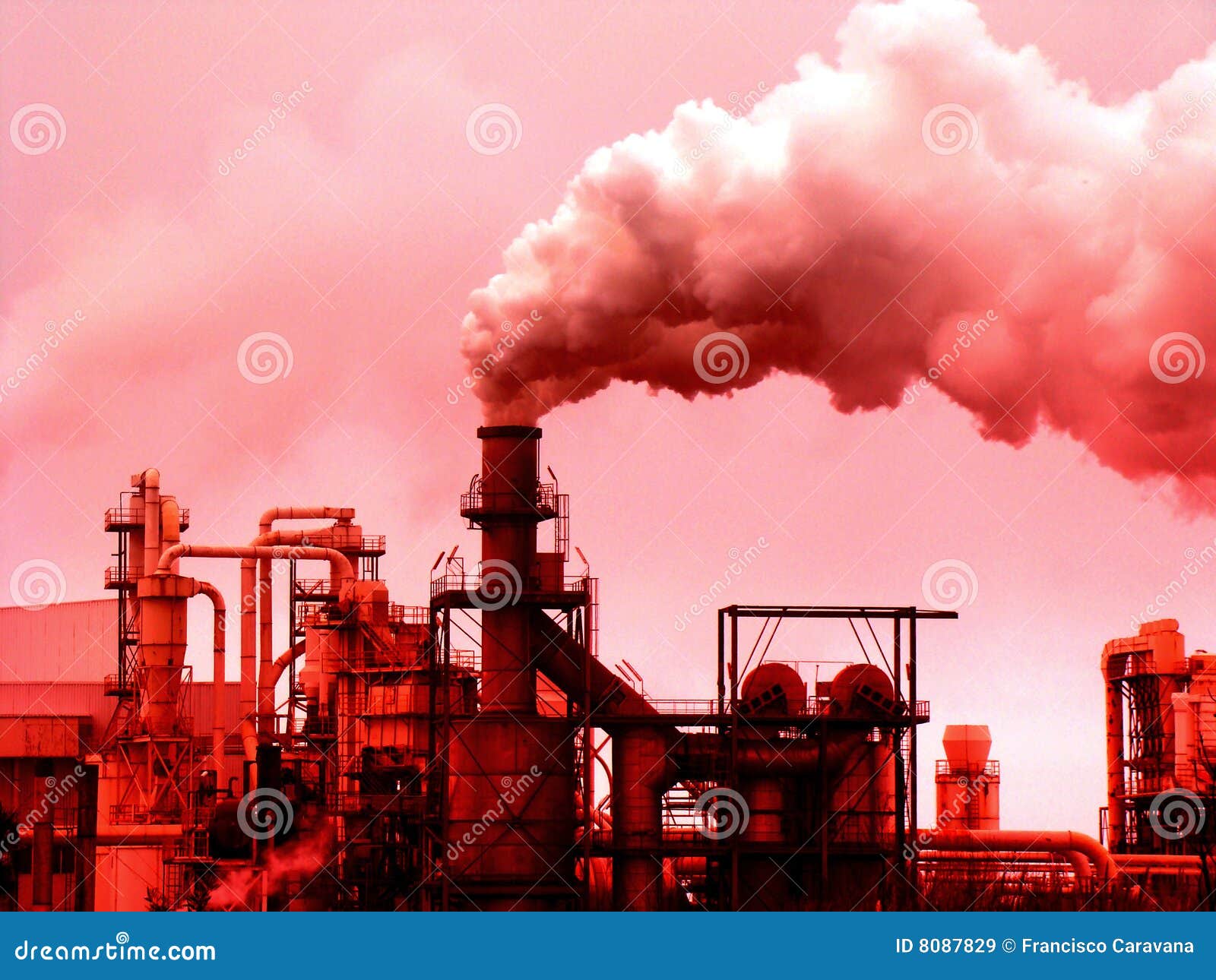 Smoke And Air Pollution In Residental Block Stock Photography ...