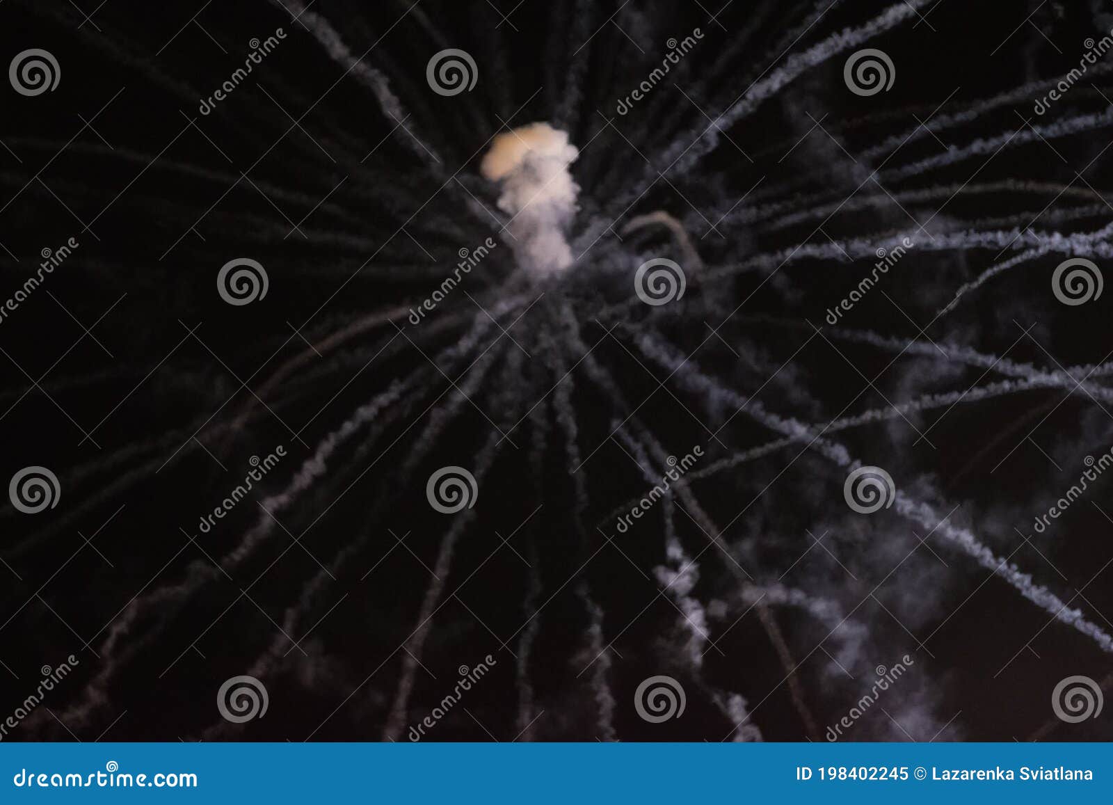 Smoke Rays on a Black Background. Stock Image - Image of illuminated ...