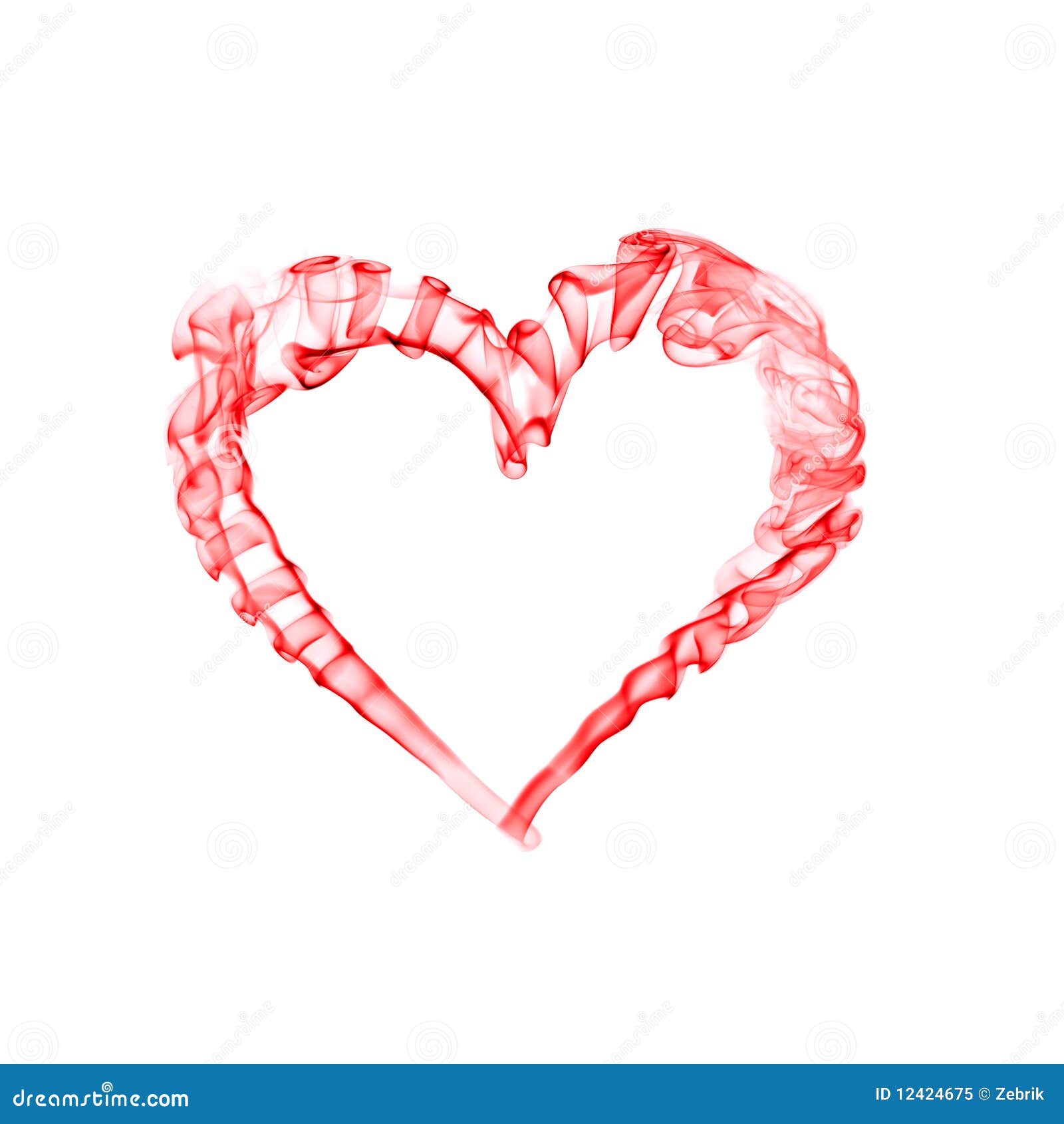 Smoke Red Heart for Valentine Day Stock Image - Image of christmas ...