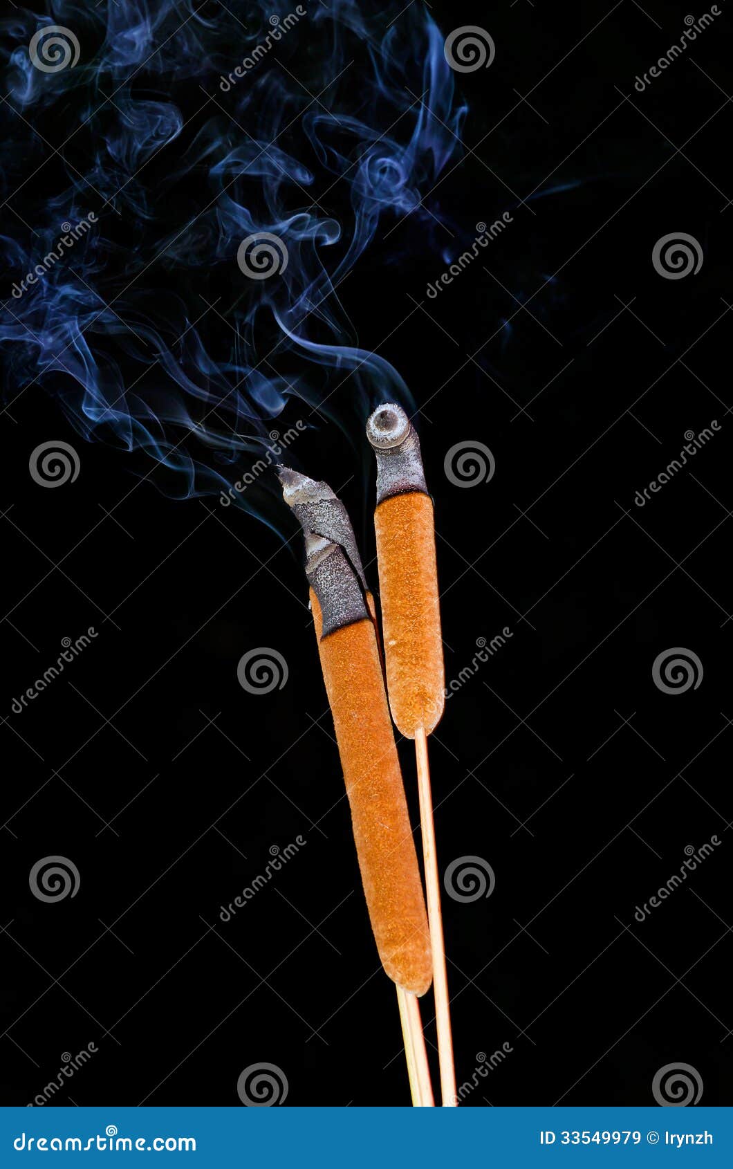 The smoke from reeds stock image. Image of dark, blow - 33549979