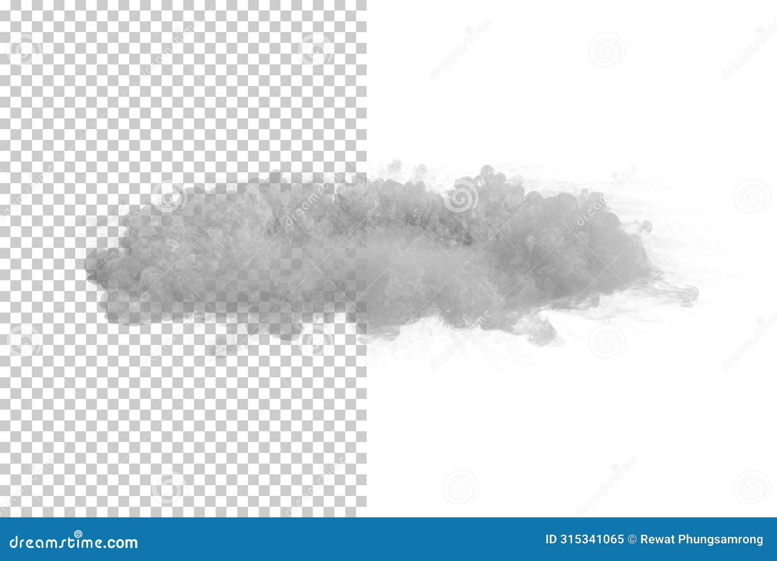 Smoke Shockwave On Transparent Background Royalty-Free Stock ...