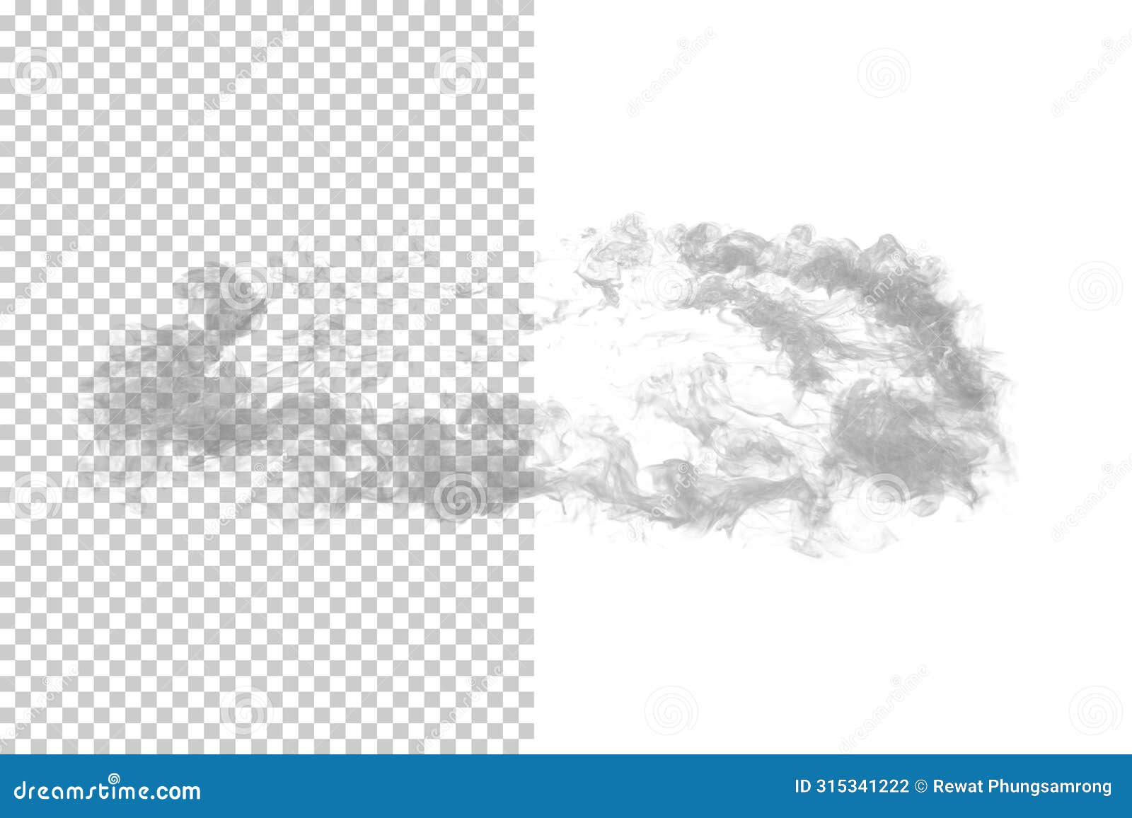 Smoke Shockwave On Transparent Background Stock Photography ...