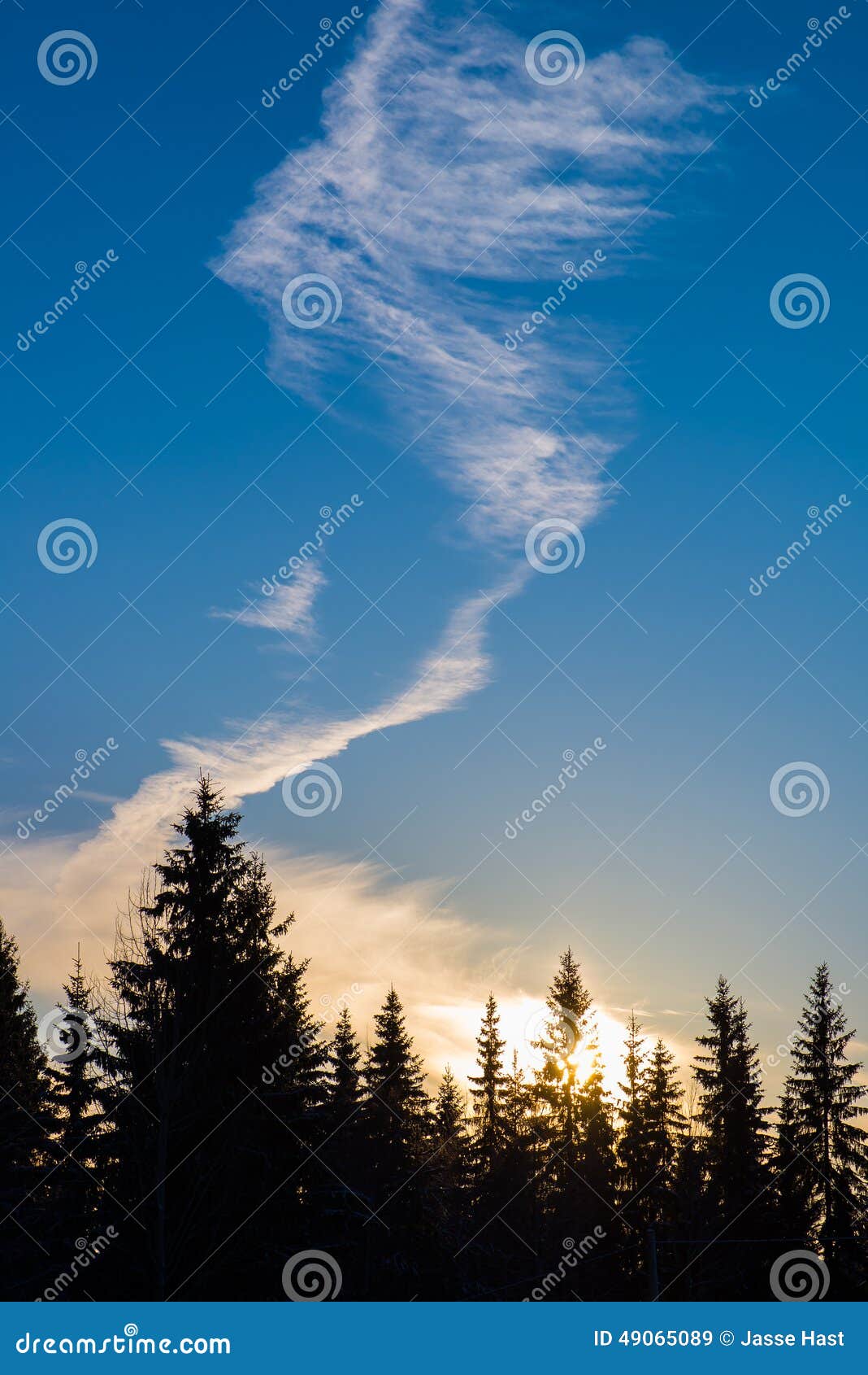 Smoke on sky stock image. Image of sunset, sunny, beautiful - 49065089