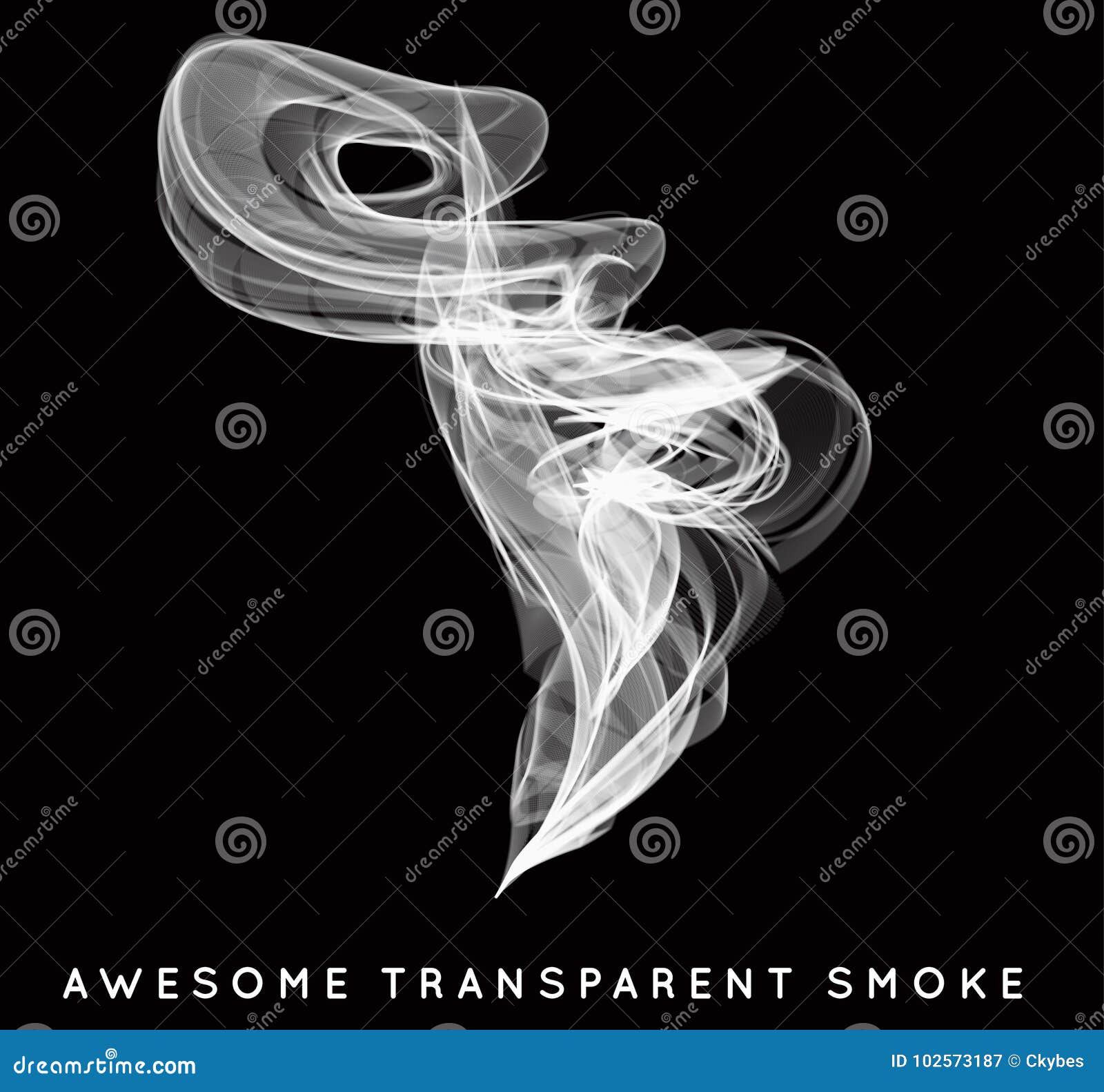Smoke Smooth Light Lines Vector Background. Eps 10. Stock Vector ...