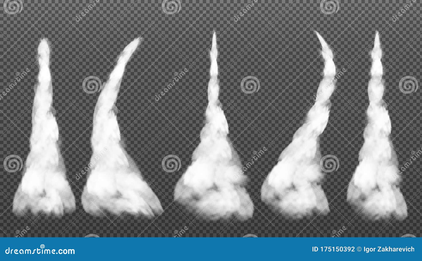 Smoke from Space Rocket Launch Stock Vector - Illustration of space ...