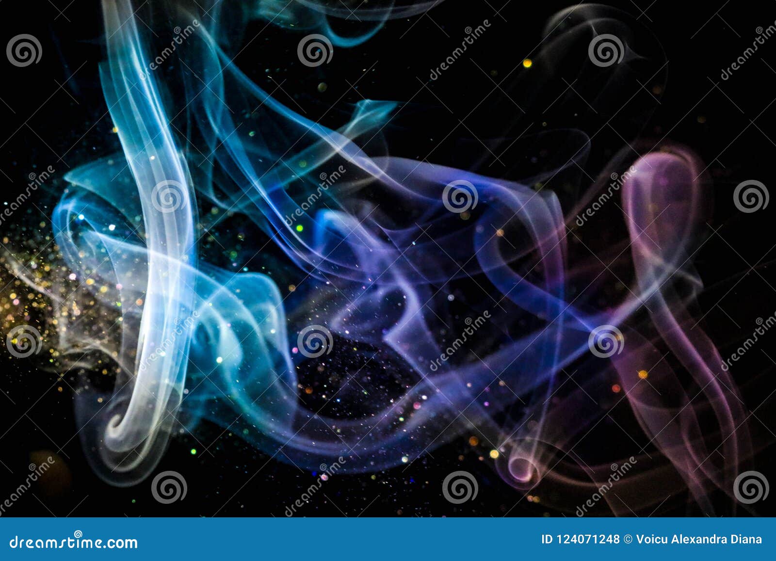 Smoke and sparkle stock photo. Image of smoke, black - 124071248