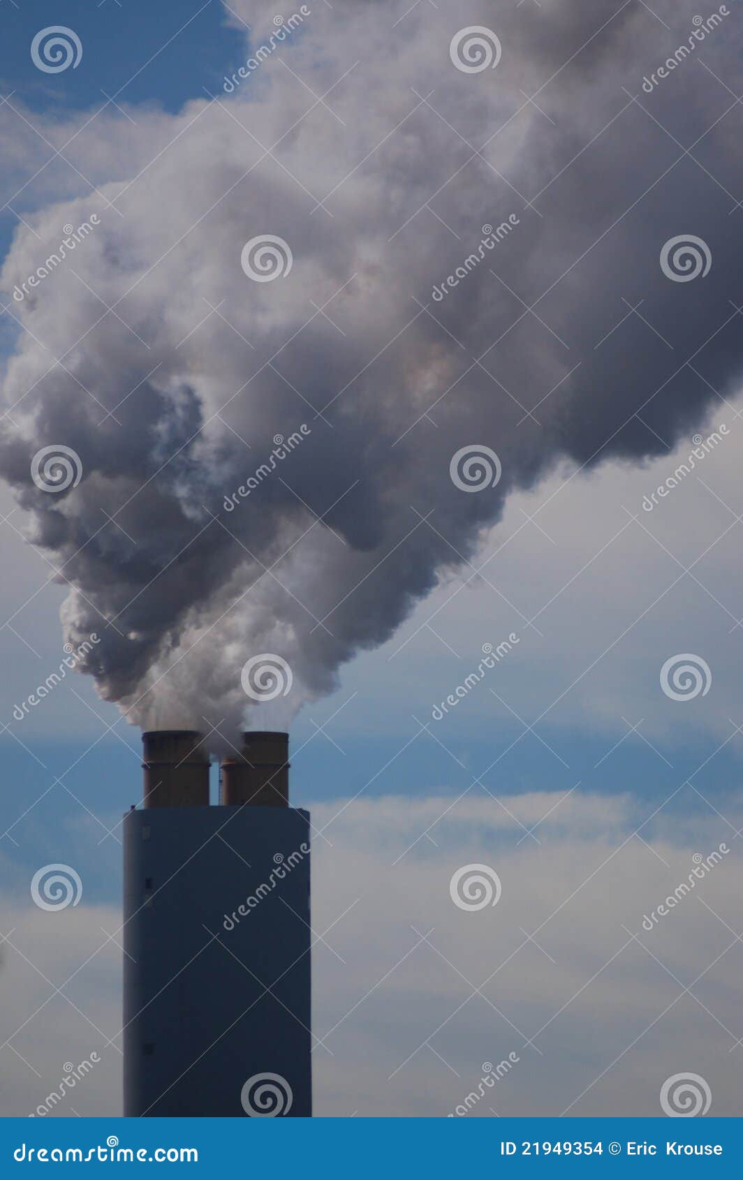 Smoke Stack stock photo. Image of company, city, factory - 21949354