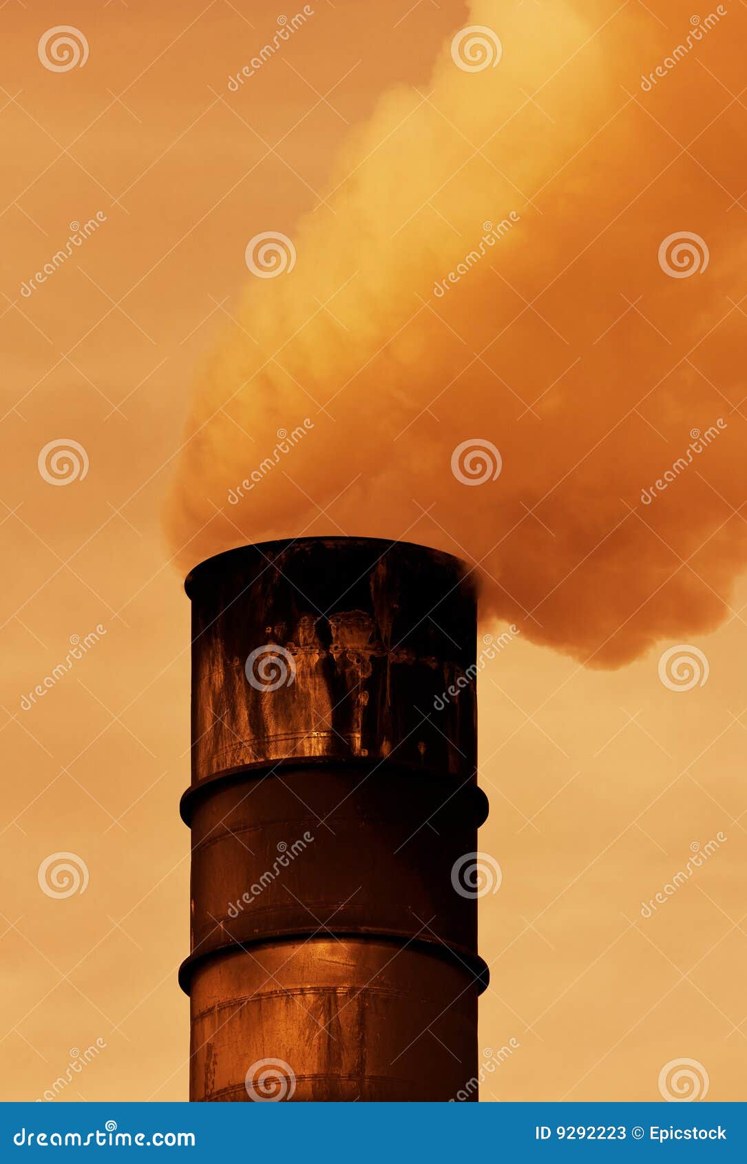 Smoke Stack stock image. Image of manufacturing, heavy - 9292223