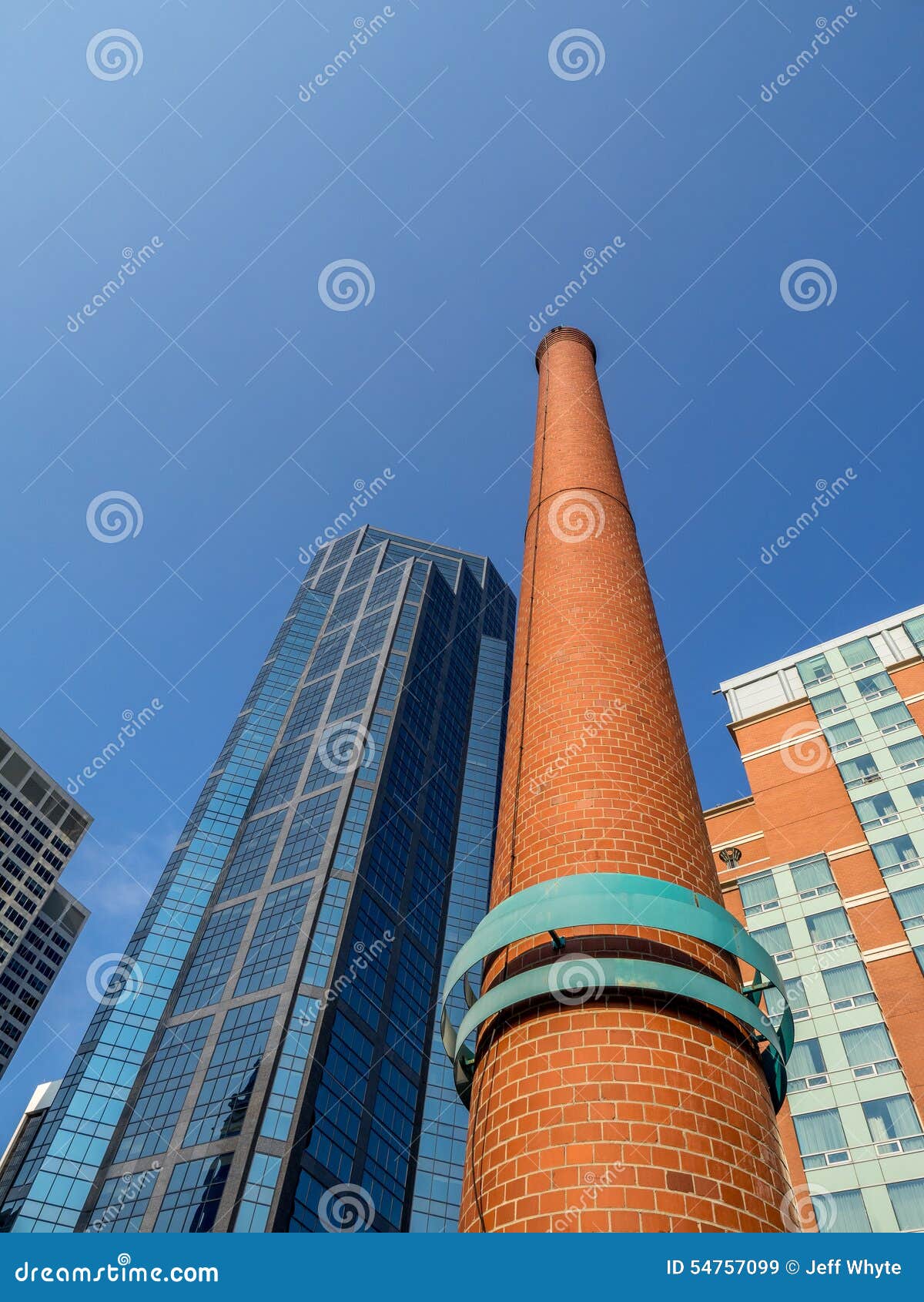 Smoke Stack from Abandoned Industrial Building Stock Image - Image of ...
