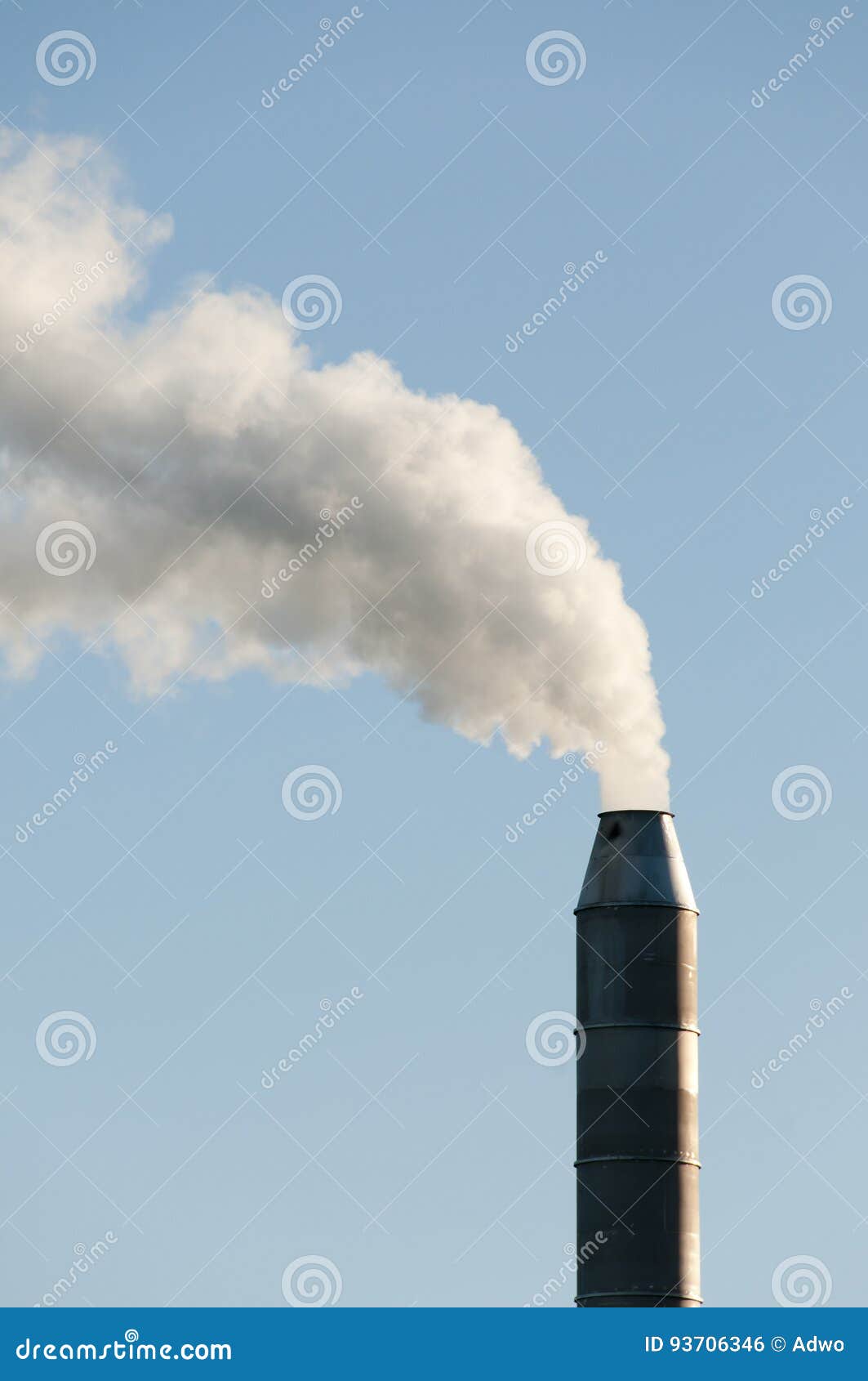 Smoke from Stack stock photo. Image of dirty, stack, fumes - 93706346