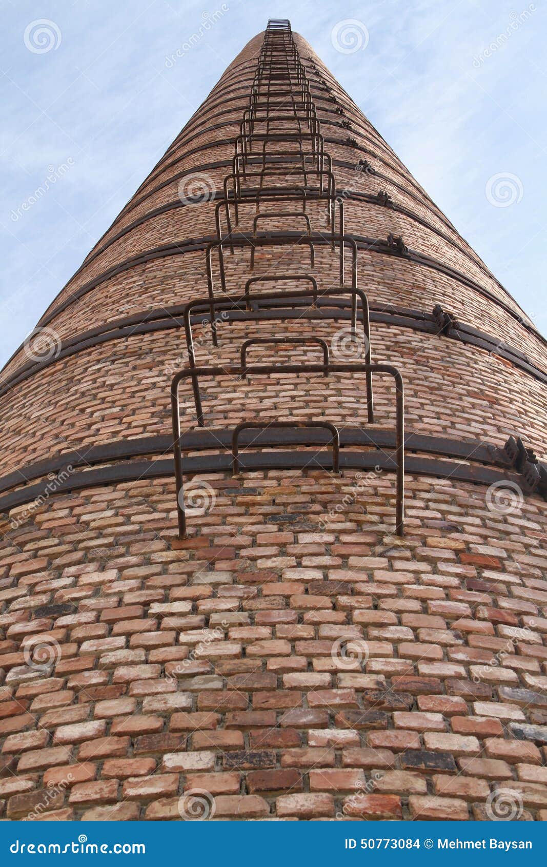 Smoke Stack and ladder stock photo. Image of environment - 50773084