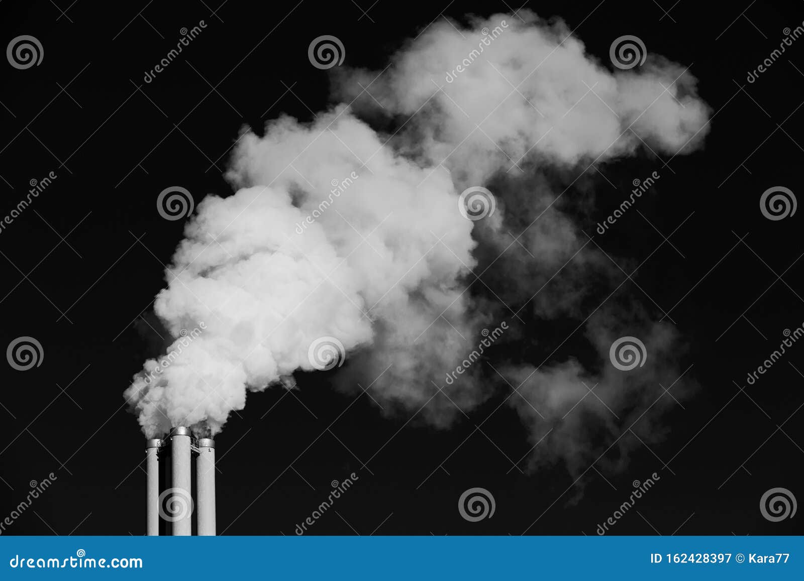 Smoke_stack stock image. Image of nature, industry, technology - 162428397