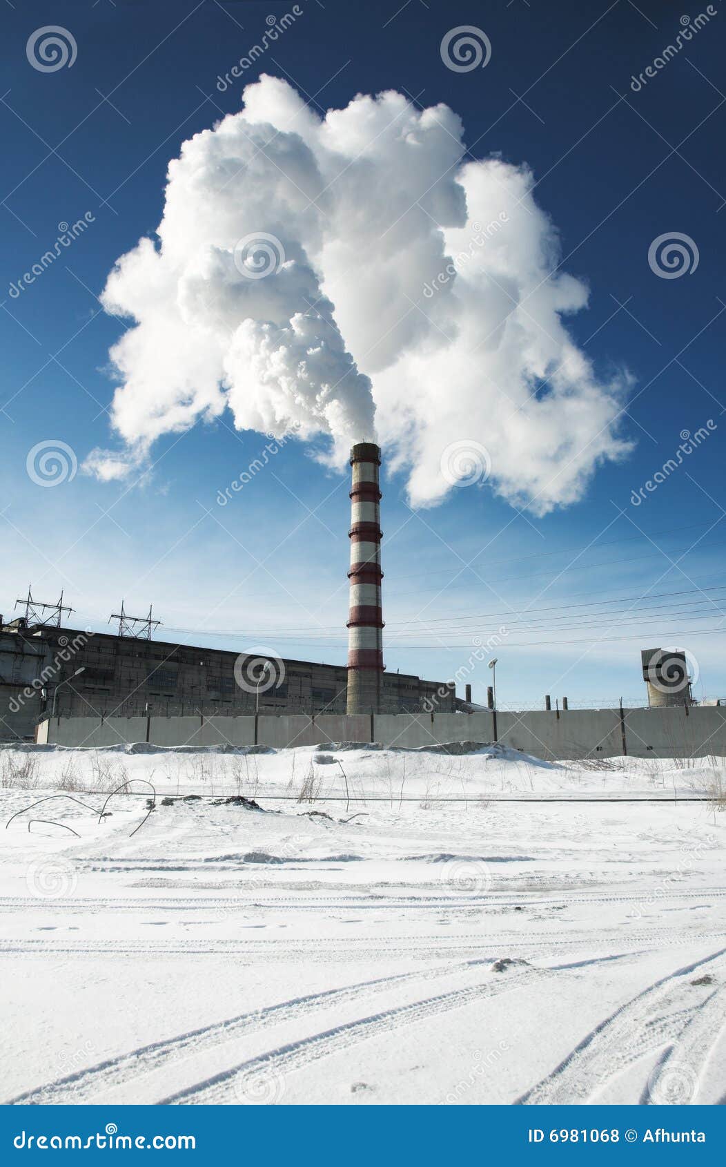 Smoke Stacks stock photo. Image of environment, monoxide - 6981068