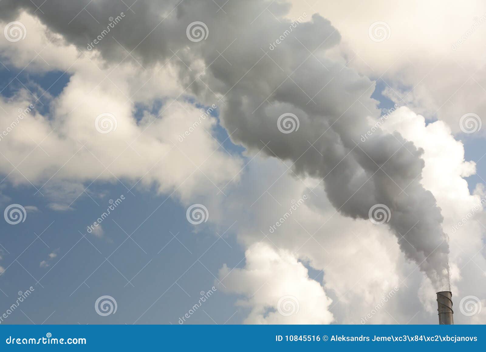 Smoke from the stalk stock photo. Image of chimney, condensation - 10845516