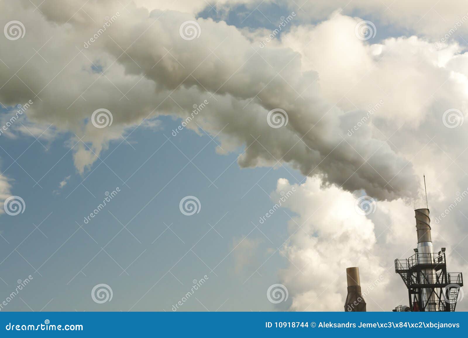Smoke from the stalk stock photo. Image of stalk, storage - 10918744