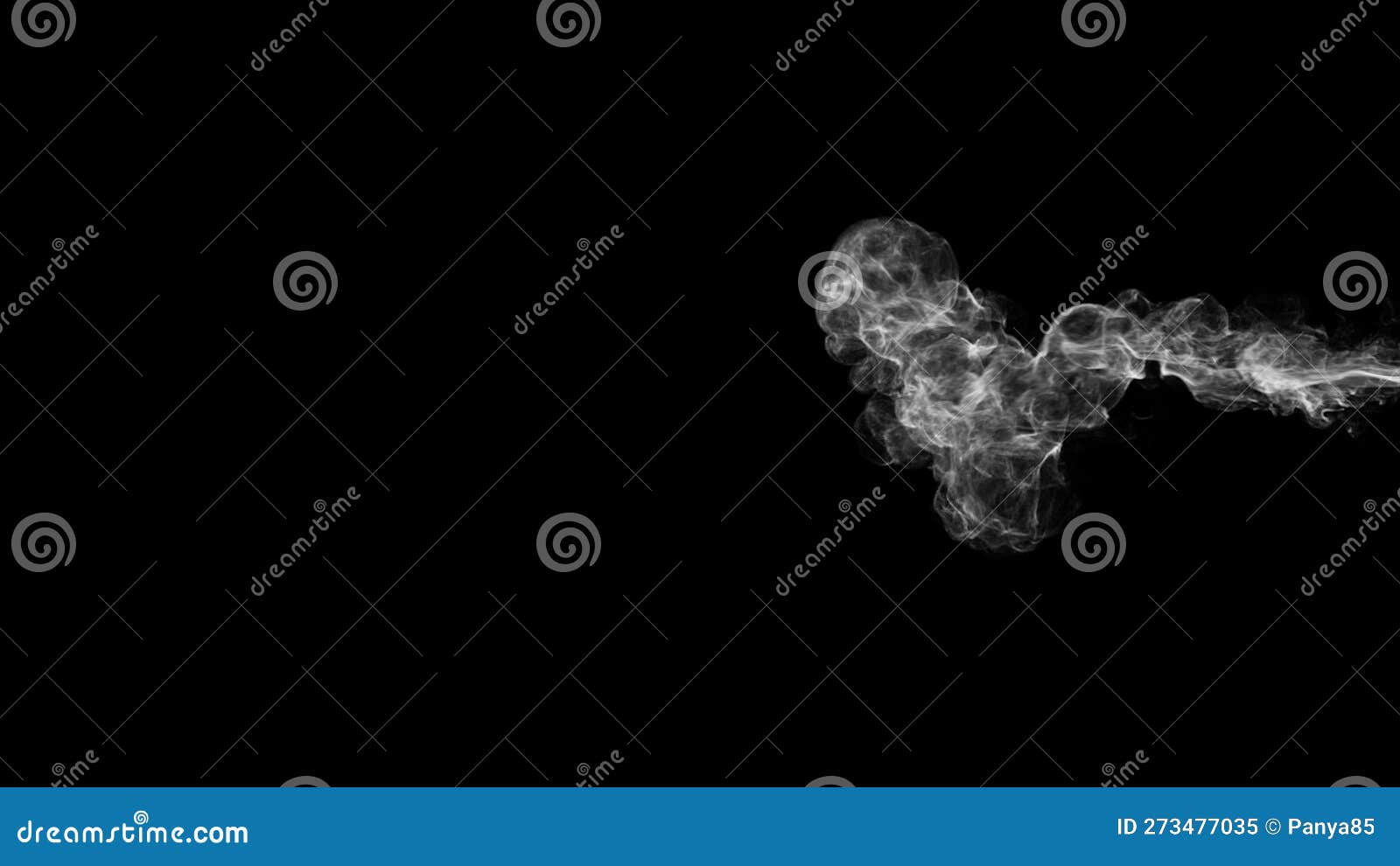 Smoke, Steam Explosion of Particles, Puff Stock Illustration ...