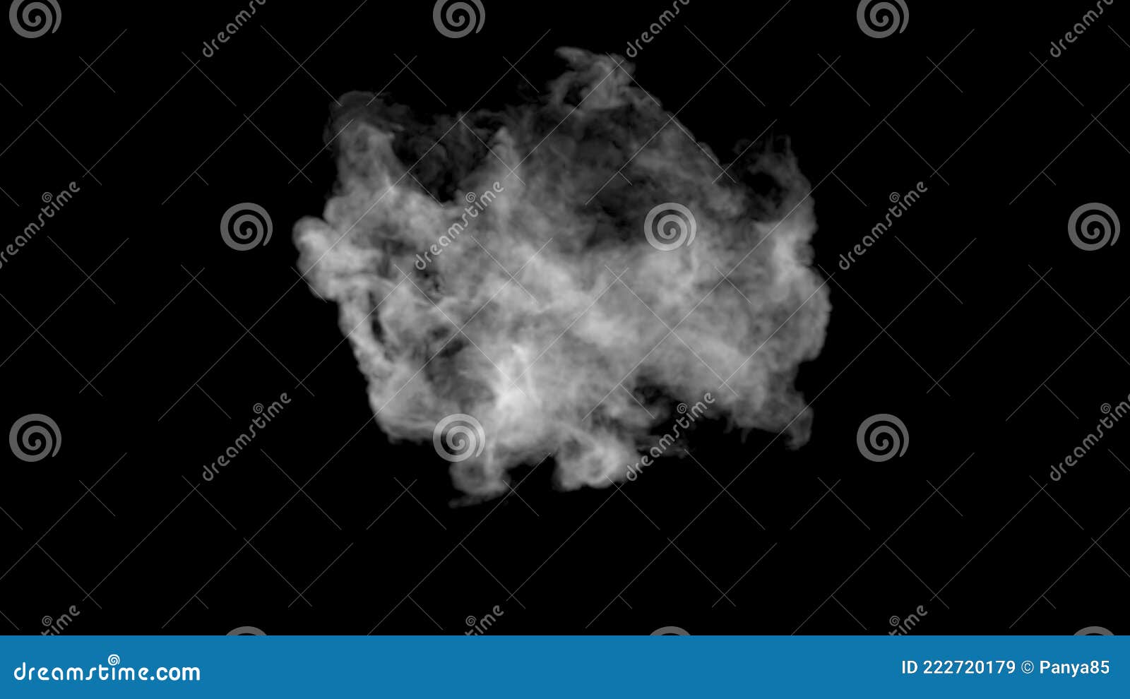 Smoke, Steam Explosion or Puff. Stock Image - Image of isolated ...
