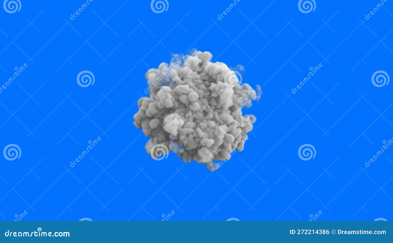 Smoke, Steam Explosion or Puff Stock Illustration - Illustration of ...
