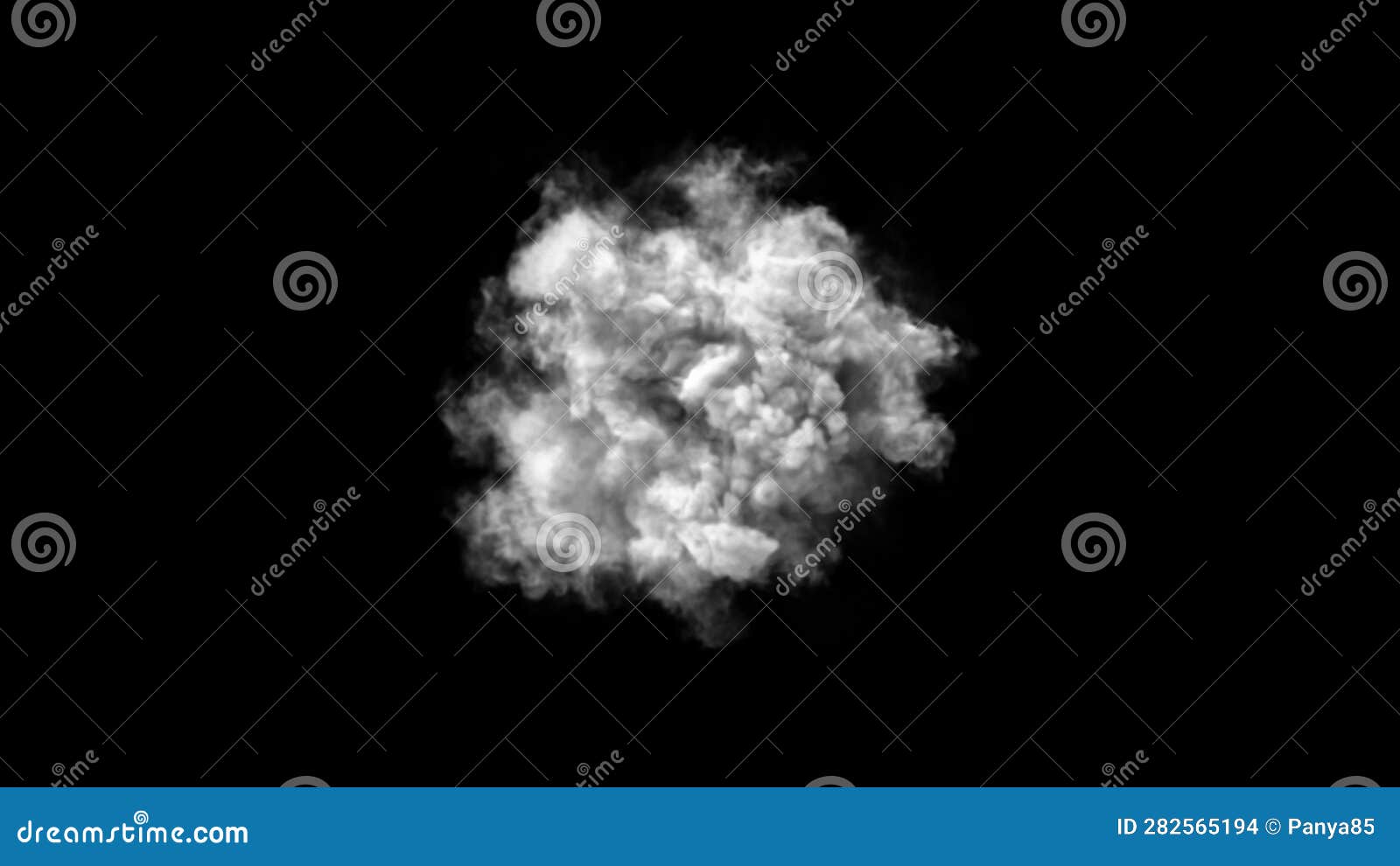 Smoke, Steam Explosion or Puff Stock Photo - Image of organic ...
