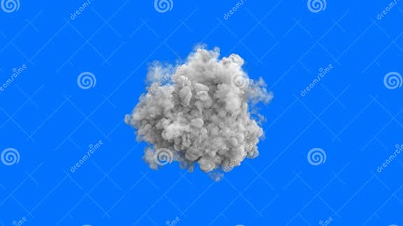 Smoke, Steam Explosion or Puff Stock Illustration - Illustration of ...