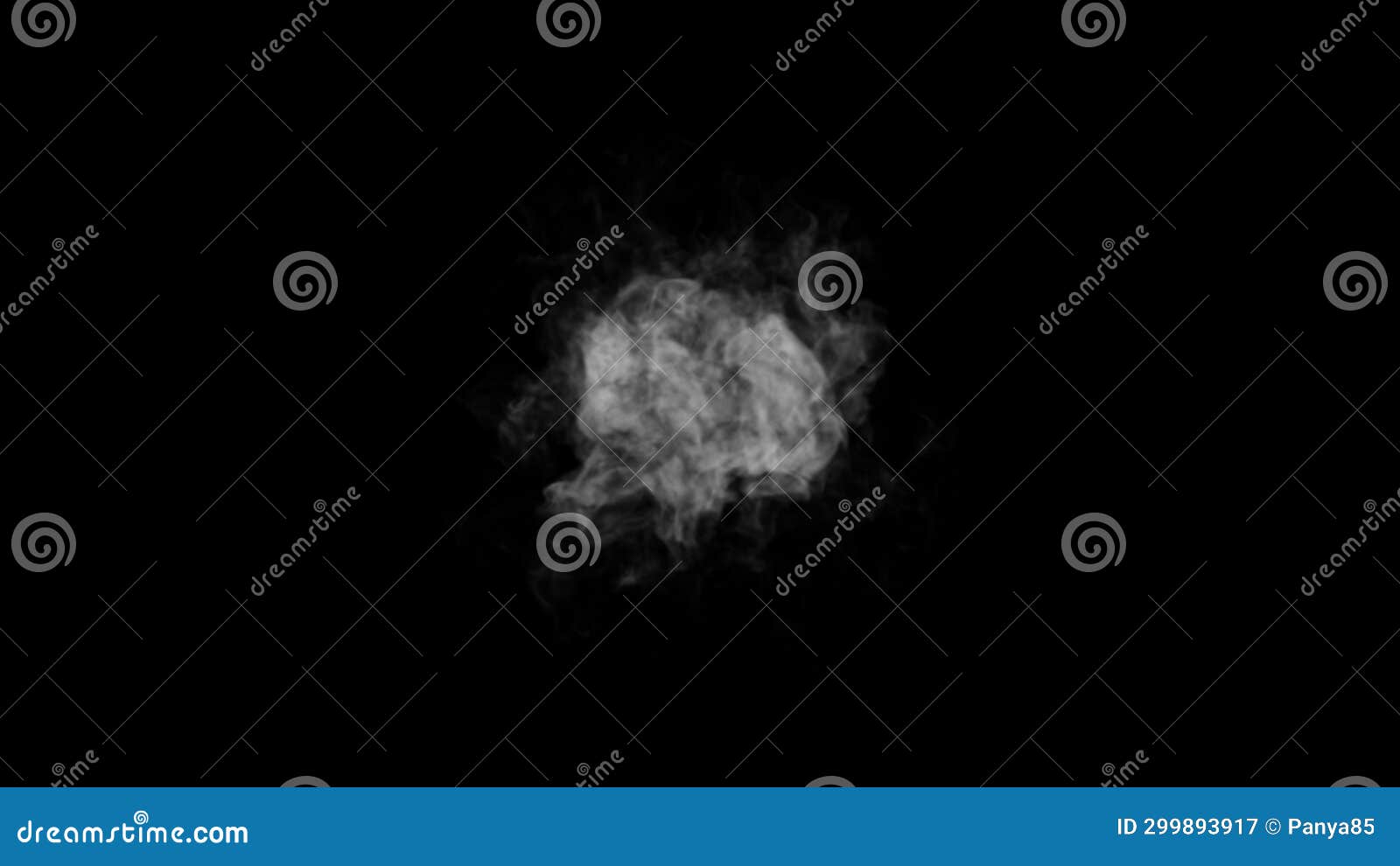 Smoke, Steam Explosion or Puff Stock Illustration - Illustration of ...