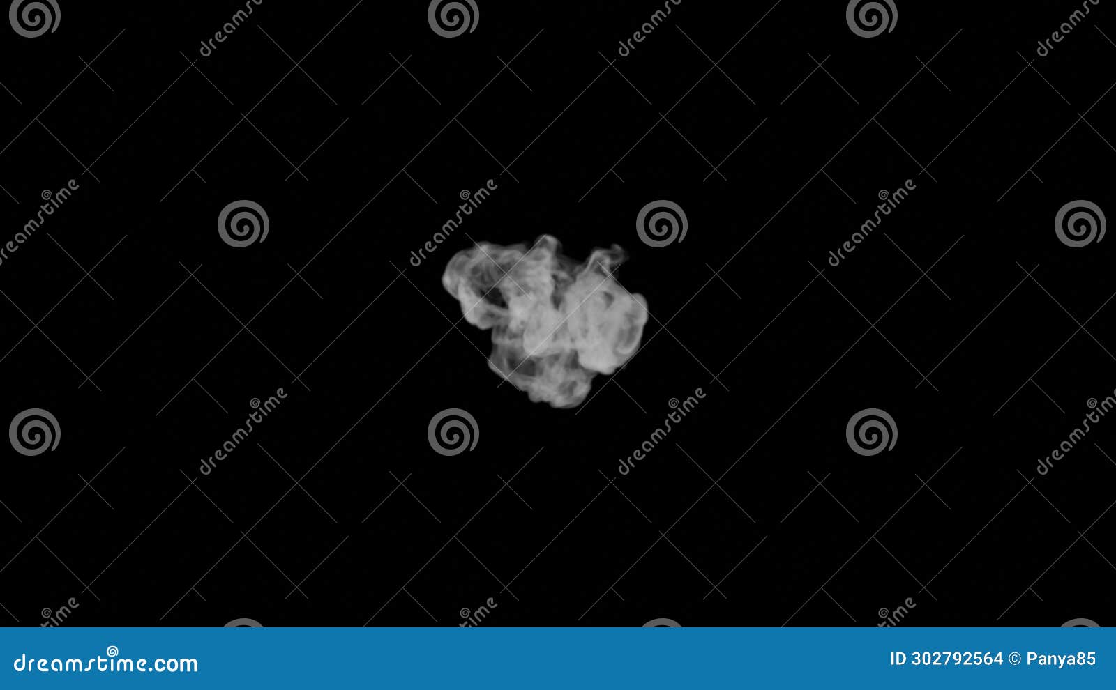 Smoke, Steam Explosion or Puff Stock Illustration - Illustration of ...
