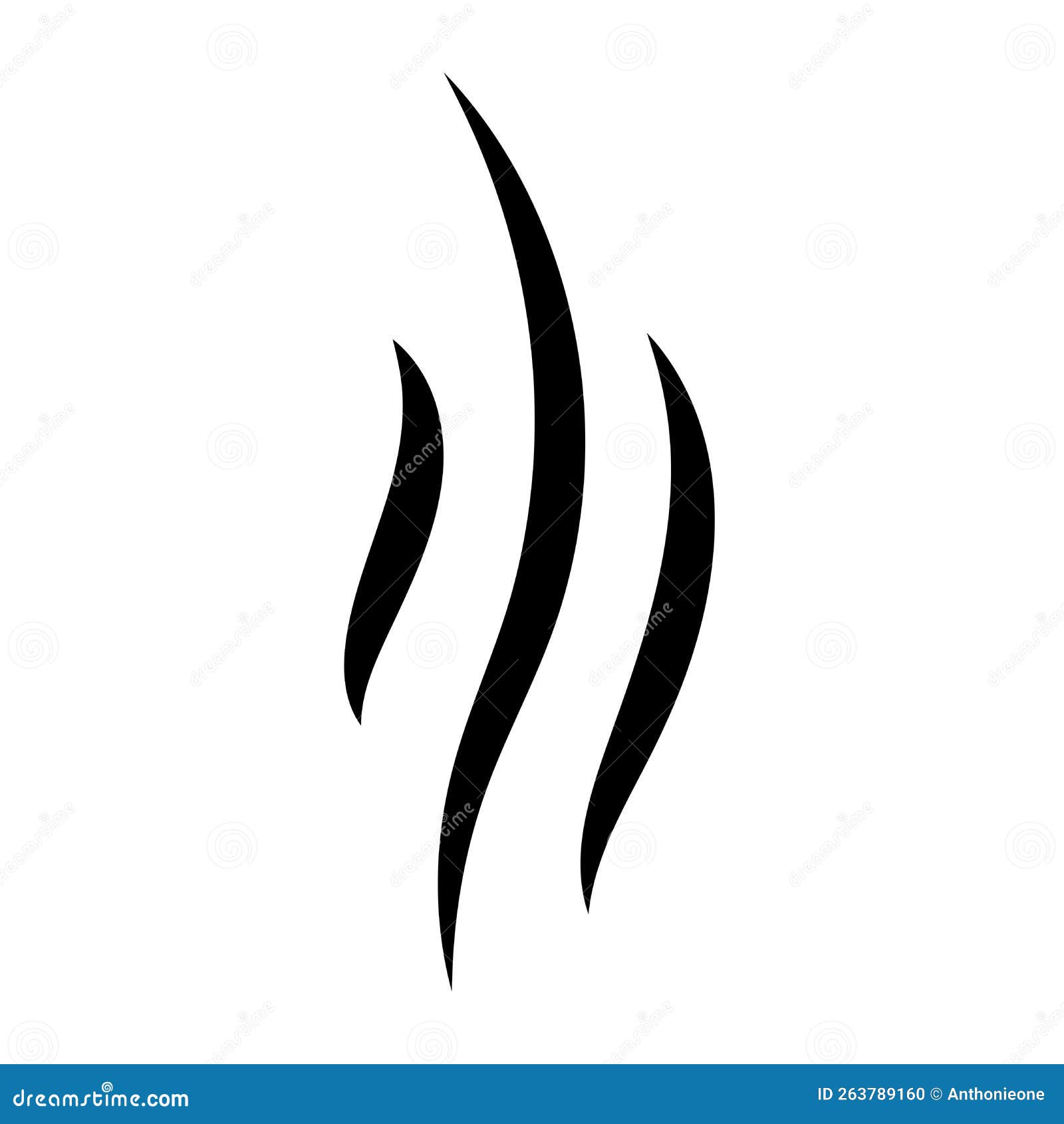 Smoke Steam Icon Simple Isolated Flat Design Style Stock Vector ...