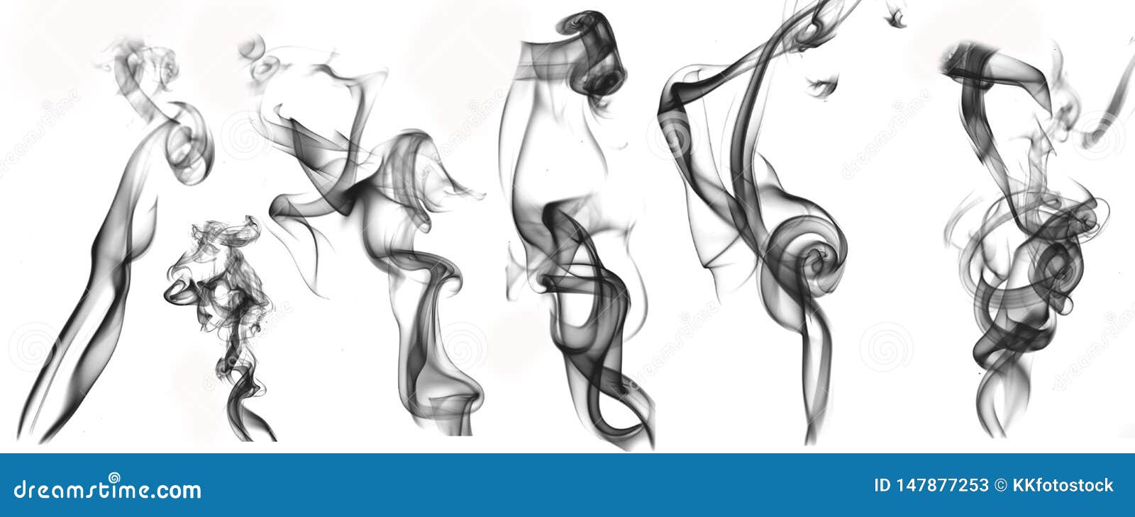 Smoke or steam set stock illustration. Illustration of steam - 147877253