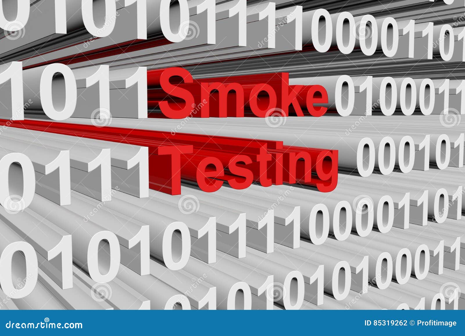 Smoke testing stock illustration. Illustration of computer - 85319262