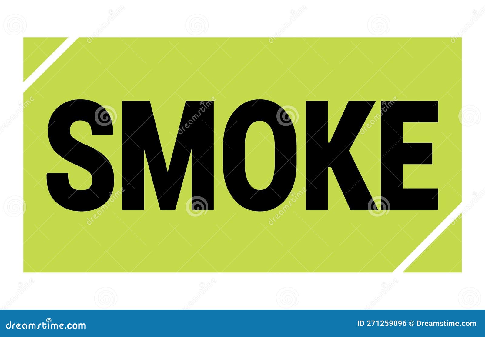 SMOKE Text Written on Green-black Stamp Sign Stock Illustration ...