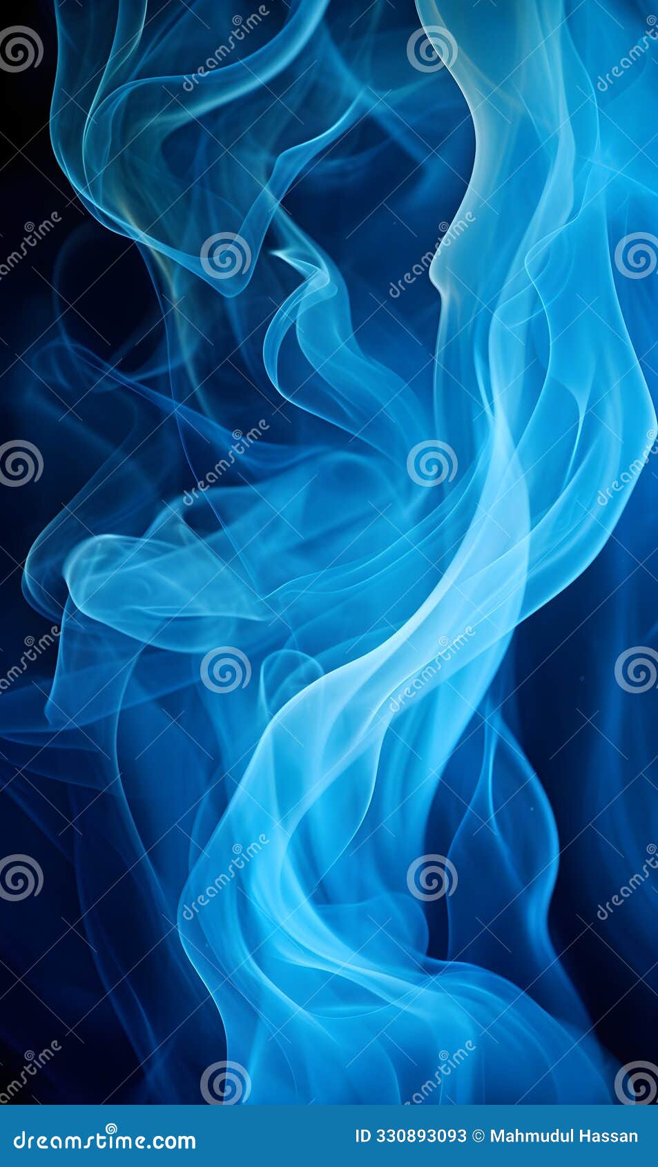 Abstract Blue Smoke Background. Smoky Background Texture Stock ...