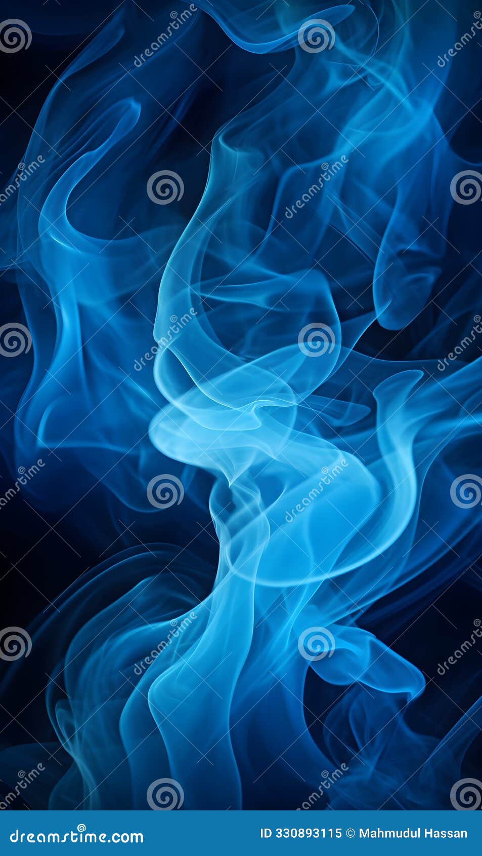 Abstract Blue Smoke Background. Smoky Background Texture Stock ...