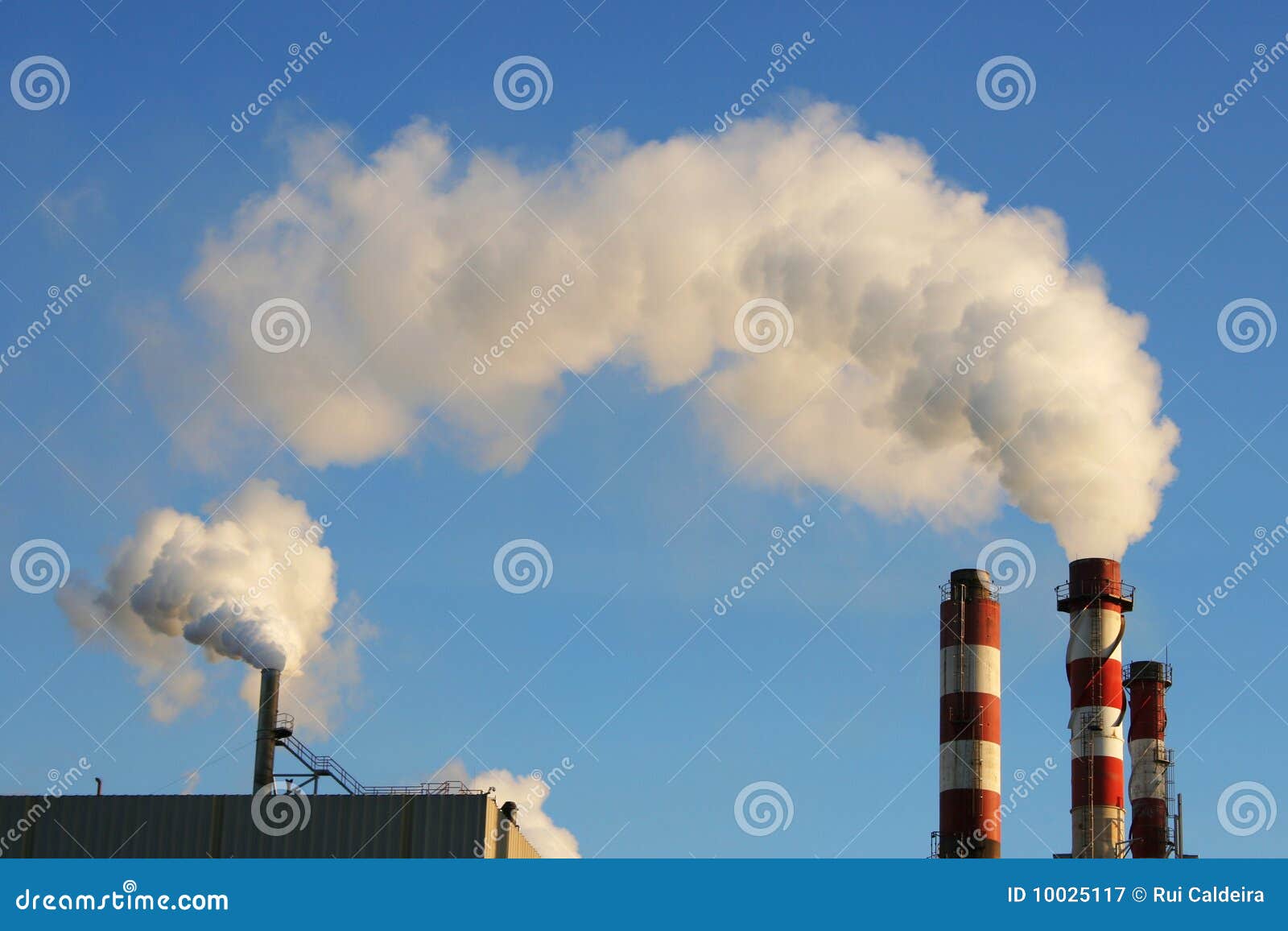 Smoke tower stock image. Image of industry, global, chemical - 10025117