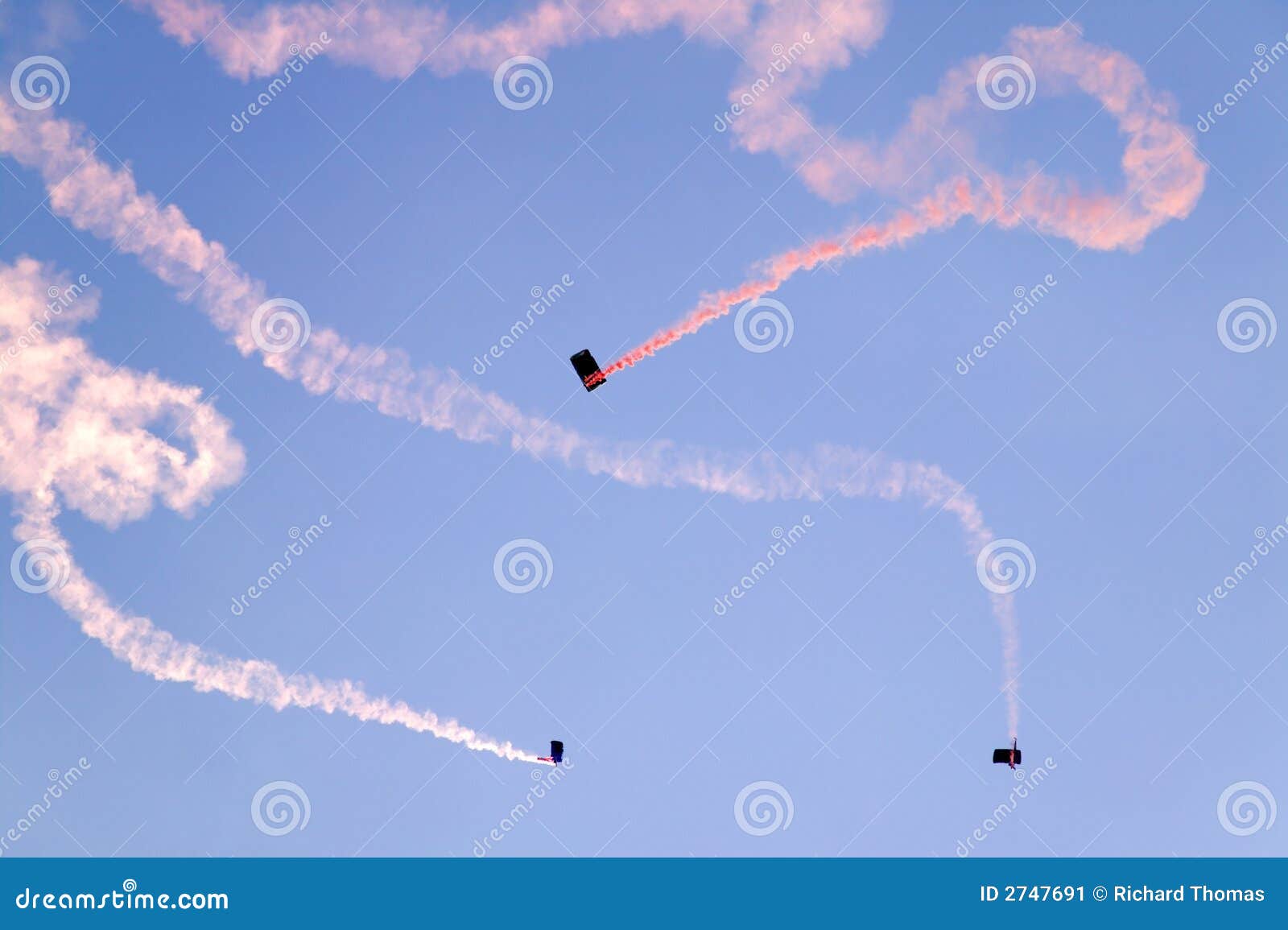 Smoke trails stock image. Image of military, danger, jack - 2747691