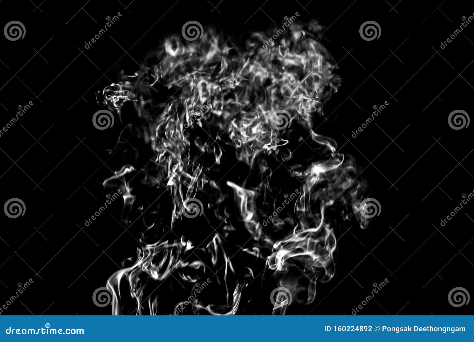 Smoke of various shapes stock photo. Image of shape - 160224892