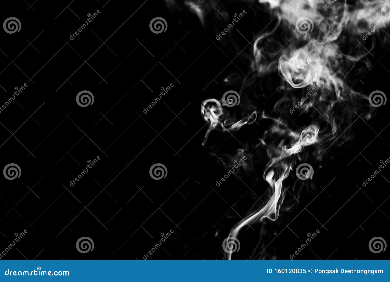 Smoke of various shapes stock image. Image of pattern - 160120835