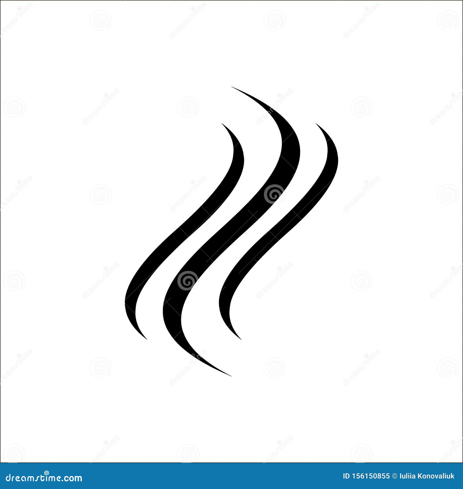 Smoke vector icon stock vector. Illustration of fragrance - 156150855
