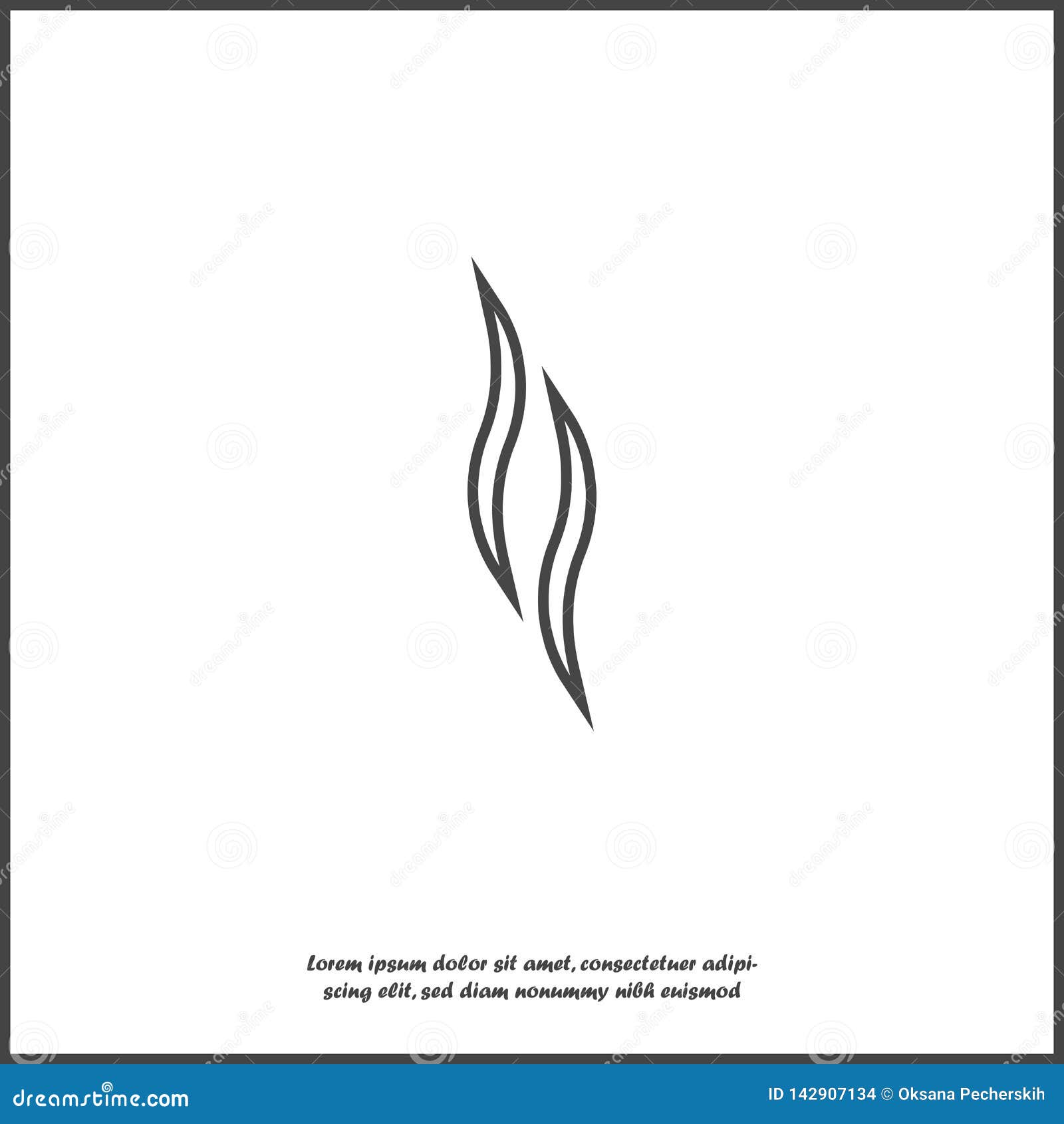 Smoke Vector Icon on White Isolated Background. Layers Grouped for Easy ...