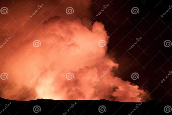 Smoke from Volcano stock photo. Image of disaster, steam - 13996610