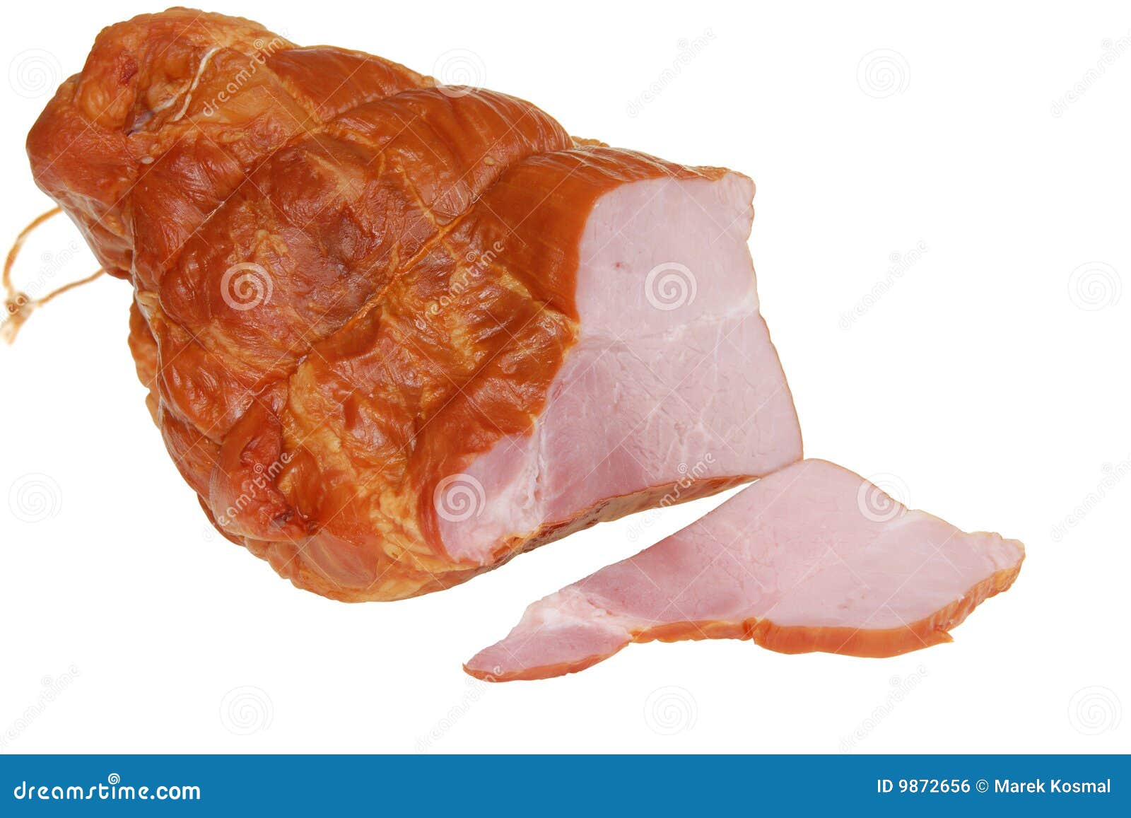 Smoked bacon stock photo. Image of roast, healthy, smoked - 9872656
