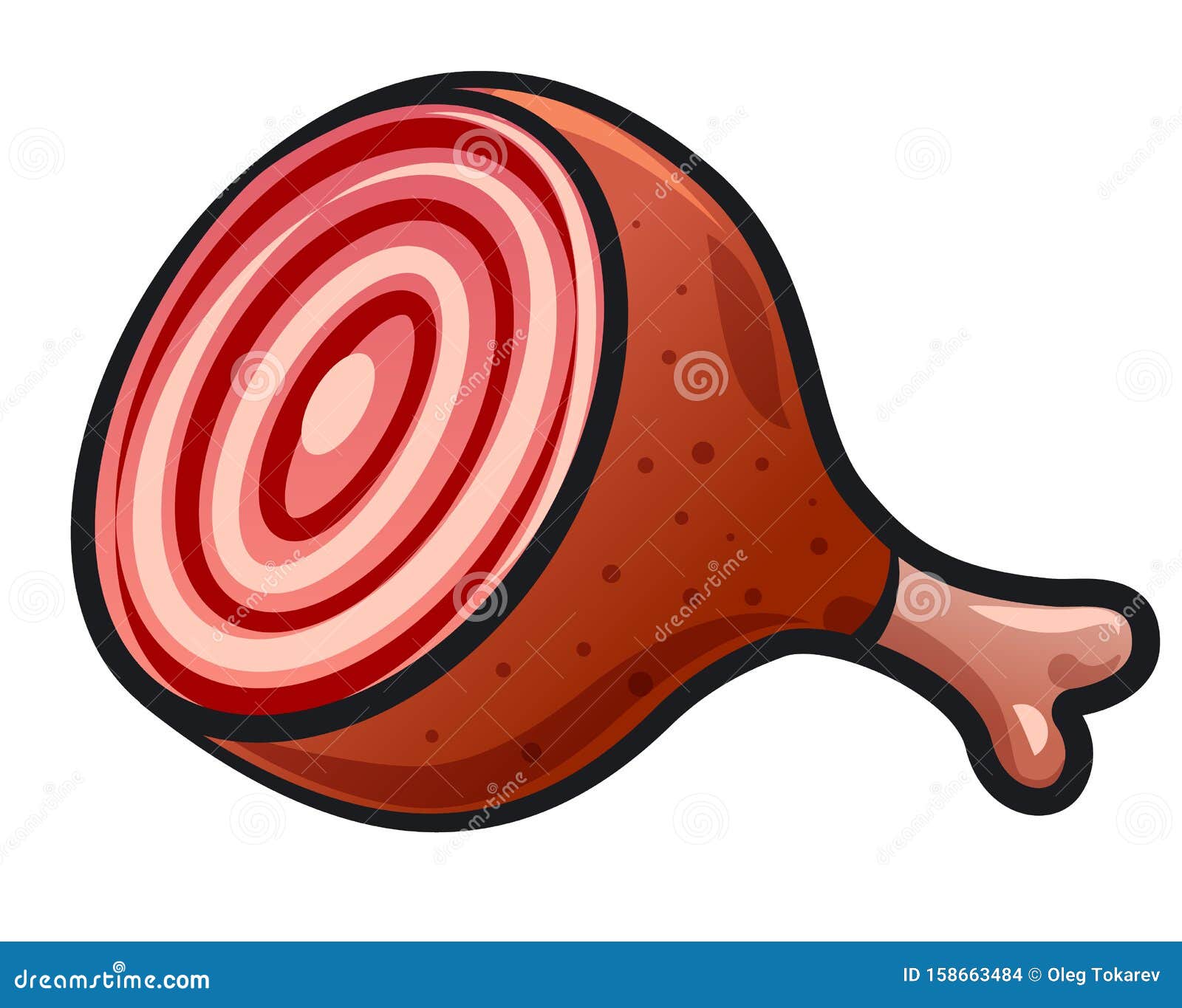 Smoked Beef Logo Set Vector Illustration | CartoonDealer.com #264159476