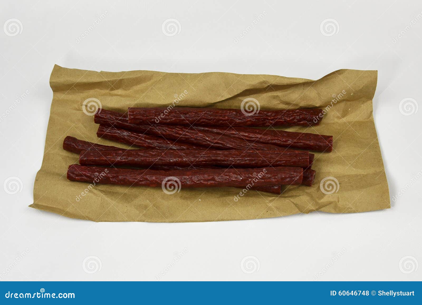 Smoked Beef Pepperoni Snacks Stock Photo - Image of smoked, pepperoni ...