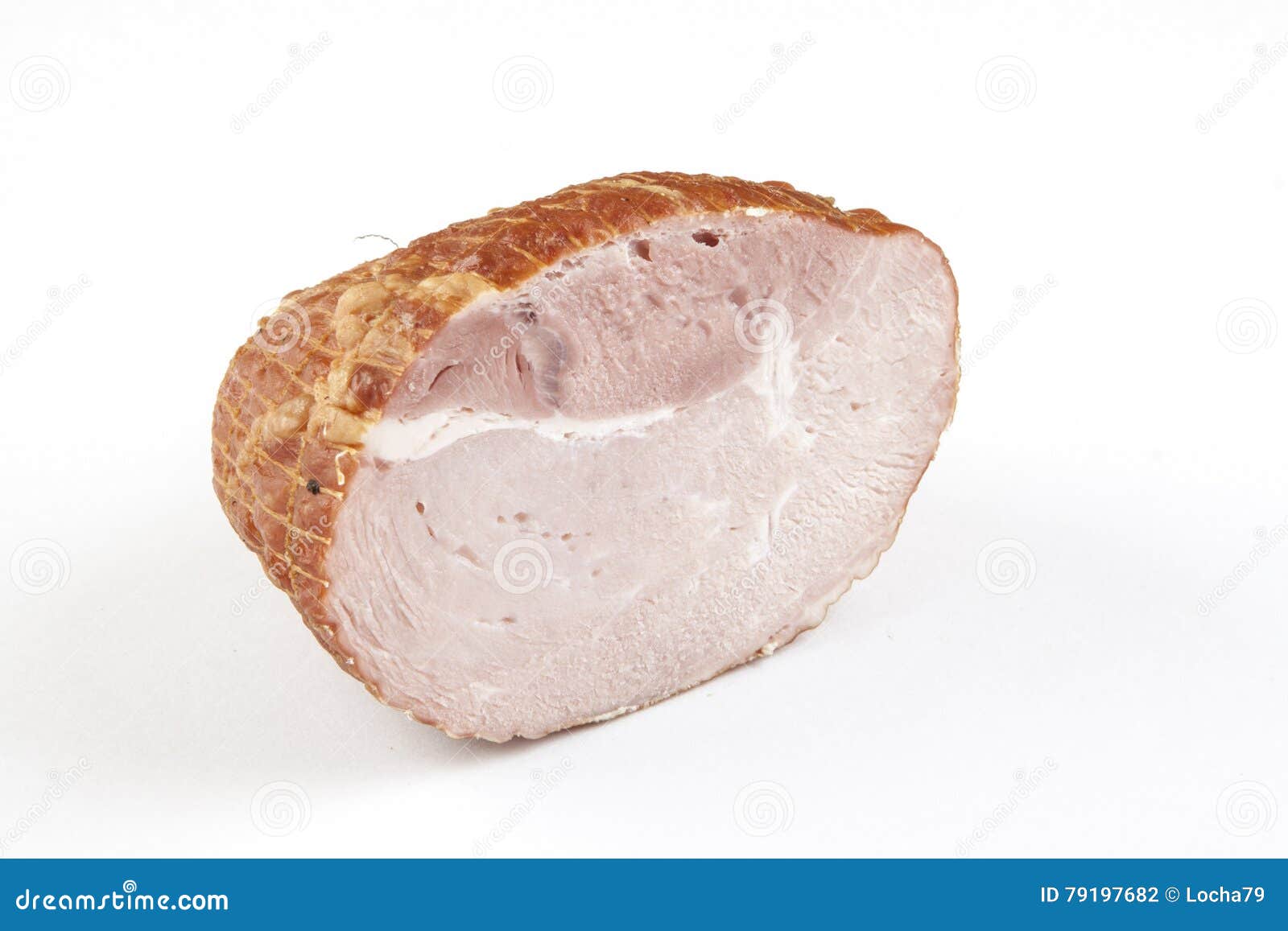 Smoked Boneless Pork Ham Hock Wrapped in Netting Stock Photo - Image of ...