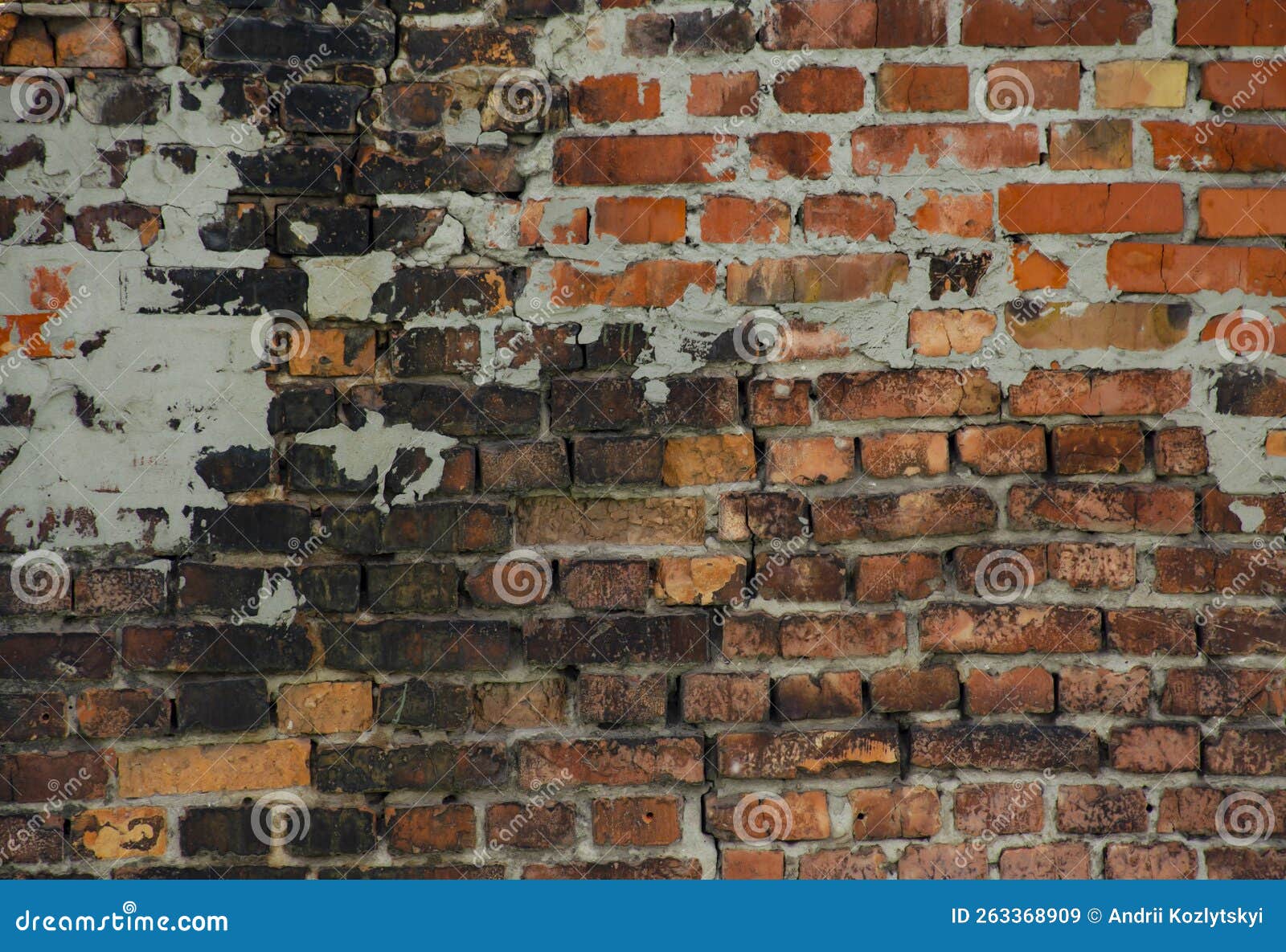 Smoked Bricks after Fire Texture Background. Civil War Concept Stock ...